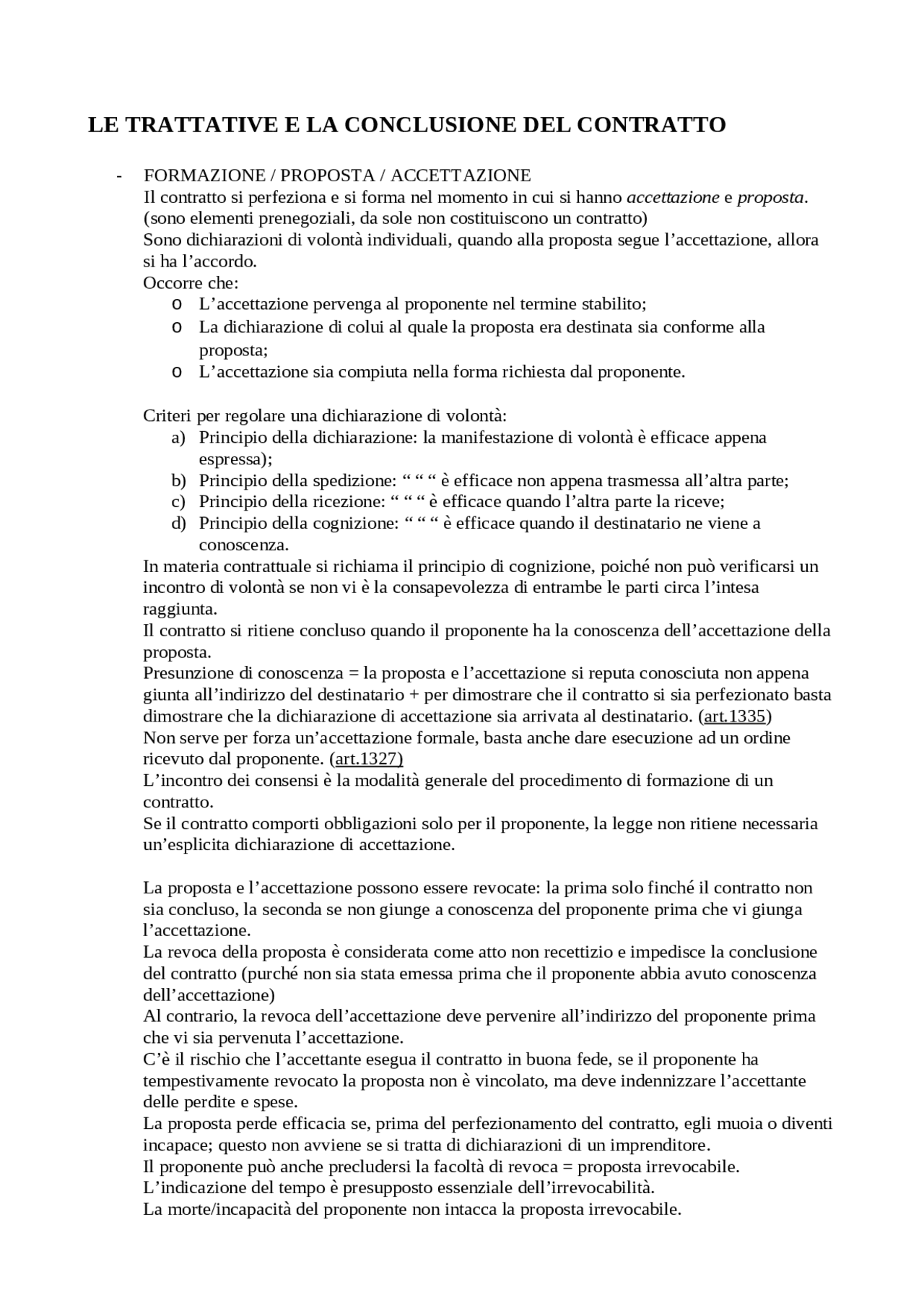 Riassunto Capitolo Xxvii Sintesi Del Corso Di Diritto Privato Docsity