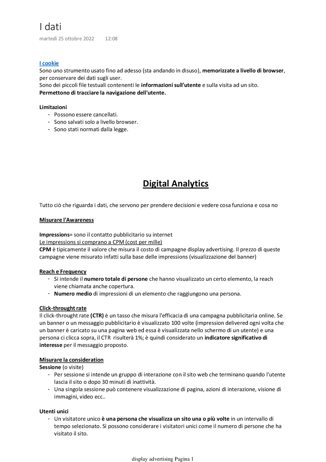 Sintesi Display Marketing Schemi E Mappe Concettuali Di Marketing