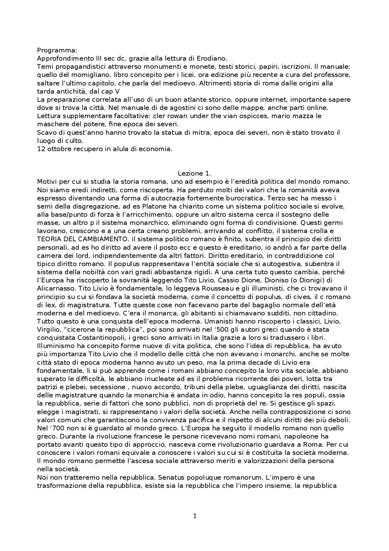 Approfondimento Sul Iii Secolo Dc Appunti Di Storia Romana Docsity