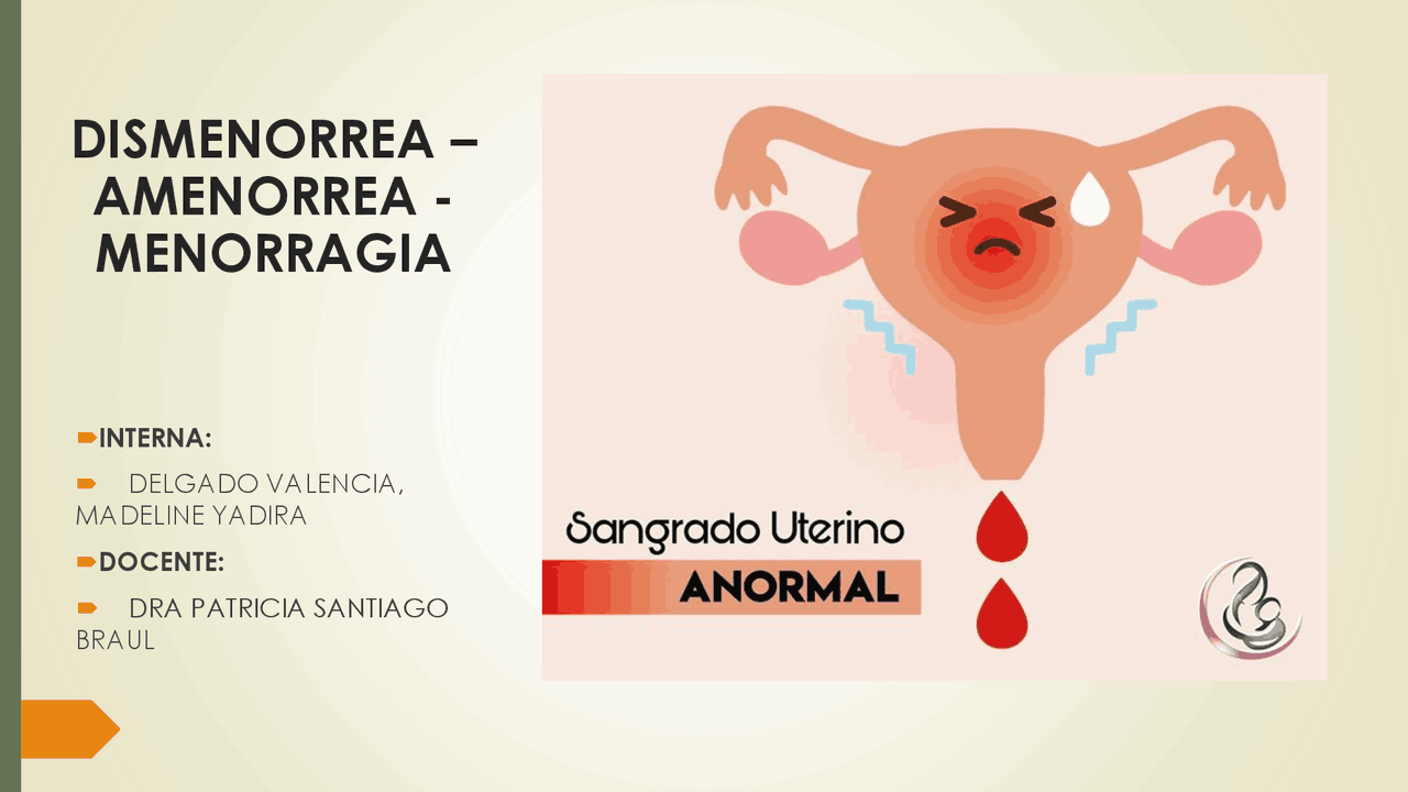 Tratamiento de la Dismenorrea y Amenorrea: Definiciones, Sintomas y ...