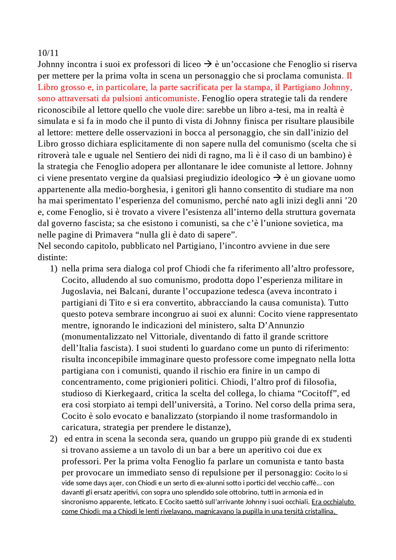Appunti Beppe Fenoglio 20222023 Appunti Di Letteratura Contemporanea