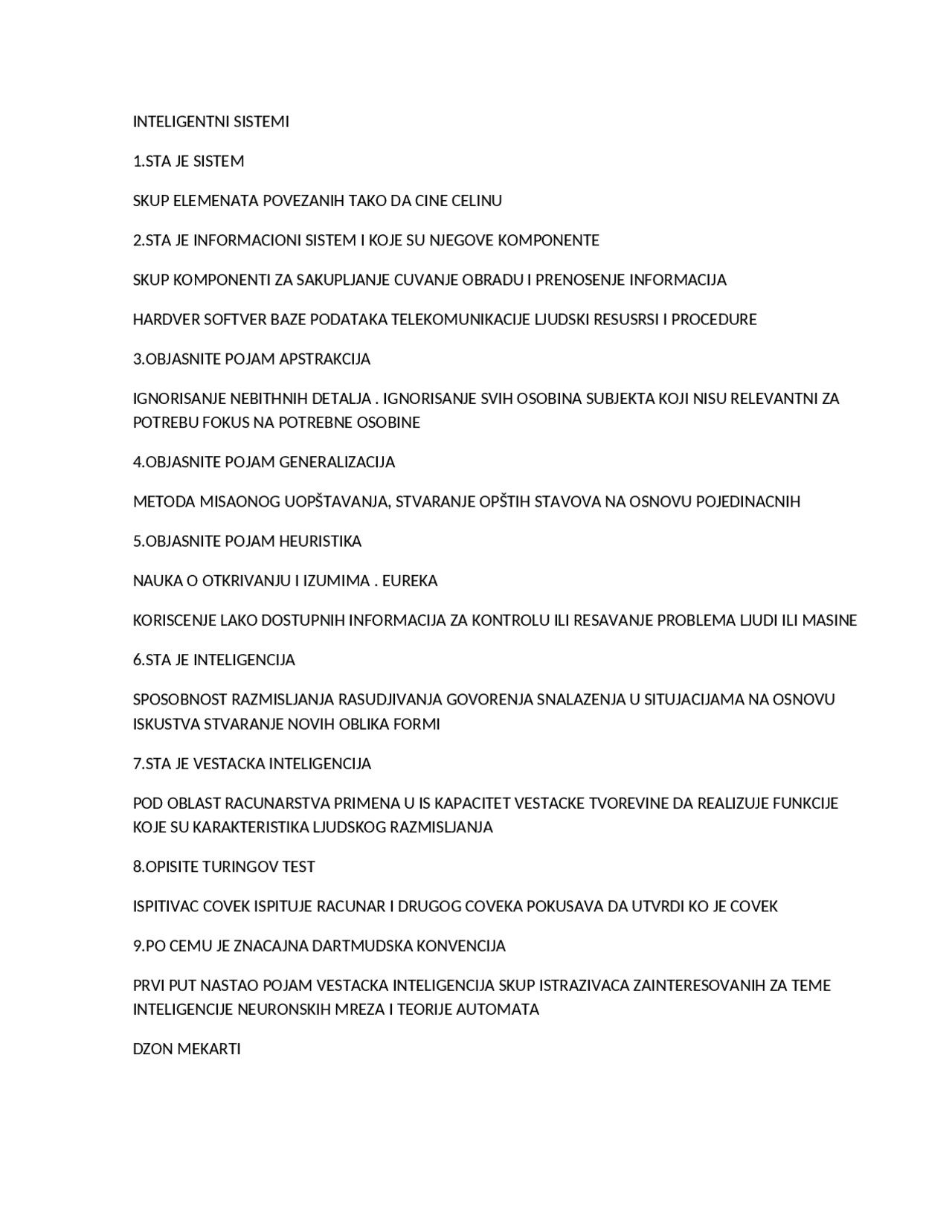 Inteligentni Sistemi Završni Rad Ispiti Predlog Poslovni