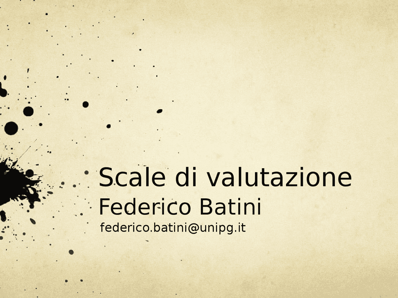 Scale Di Valutazione Atteggiamento Schemi E Mappe Concettuali Di
