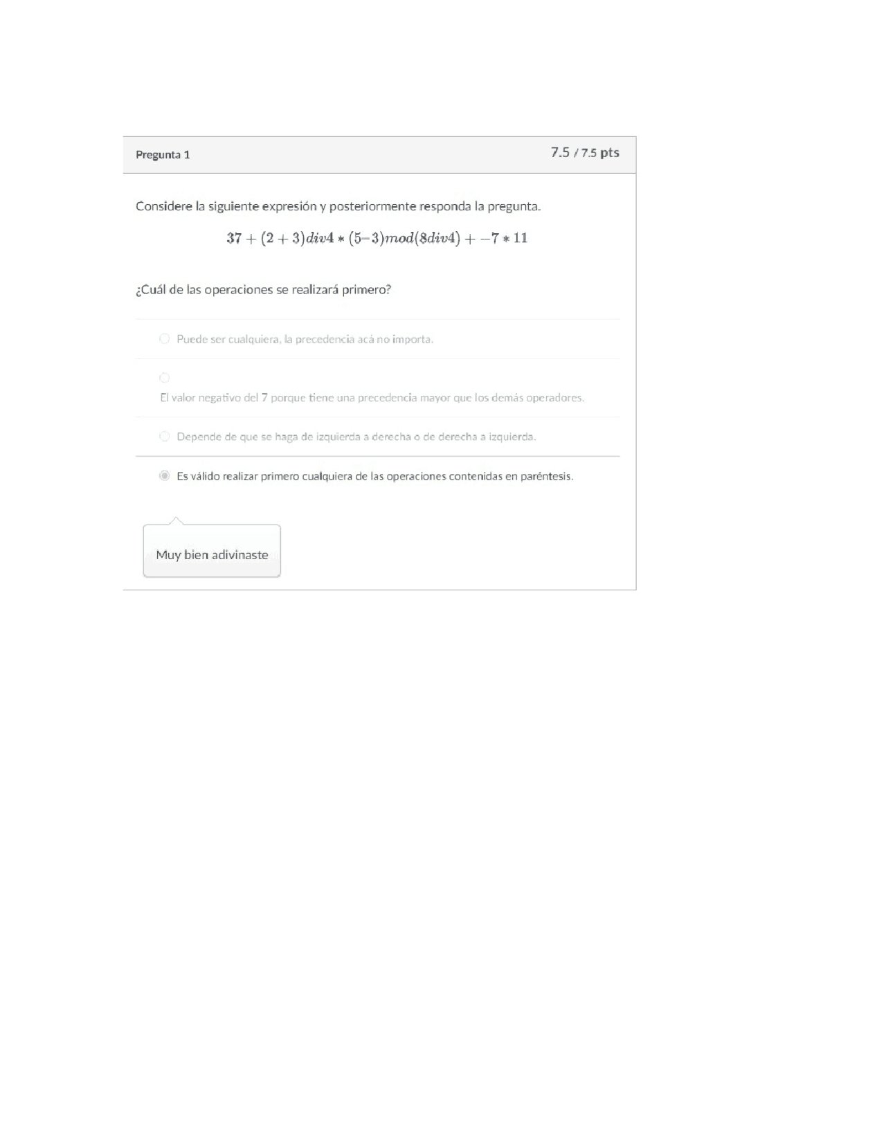 Quiz 3, escenario 3 pensamiento algoritmico | Exámenes de Algoritmos y ...