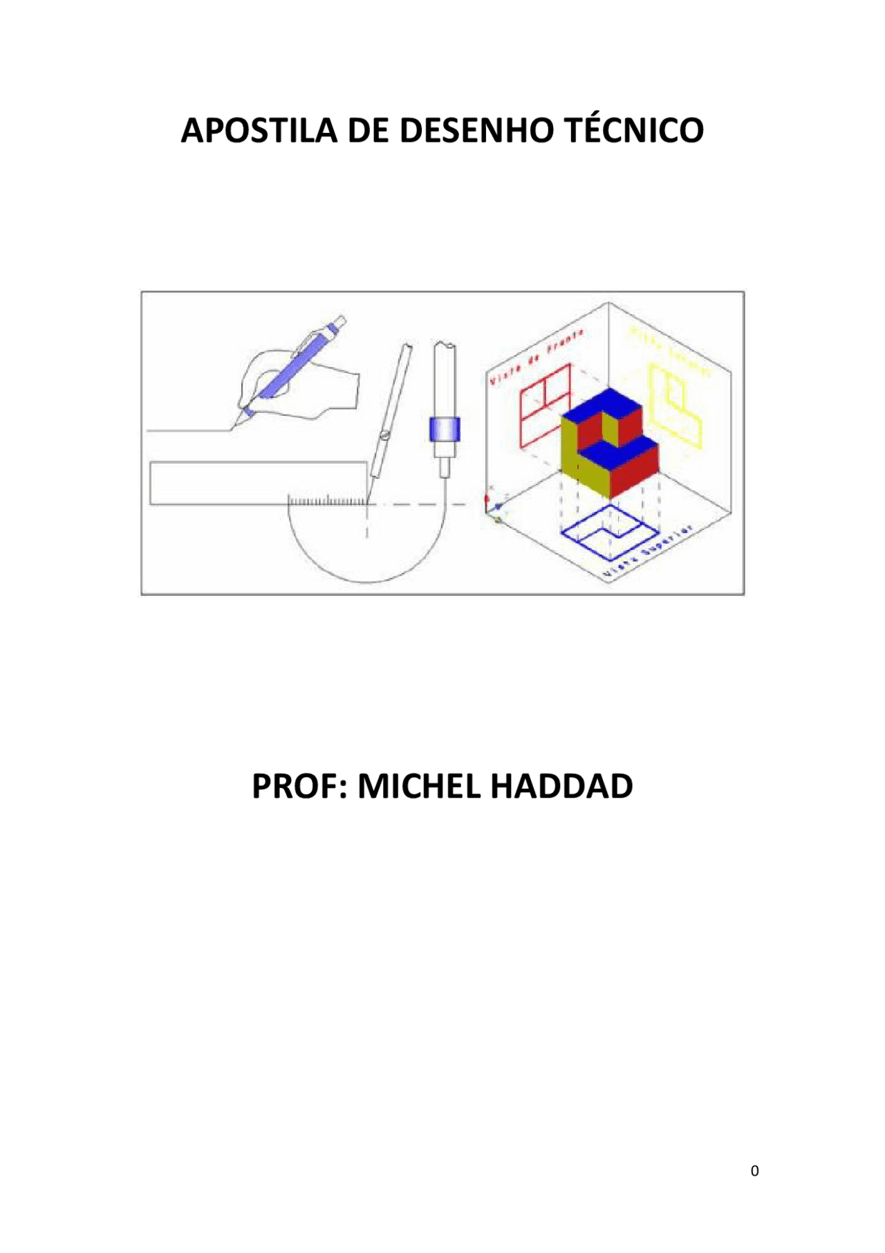 Apostila de Desenho Técnico | Notas de estudo Desenho Técnico | Docsity