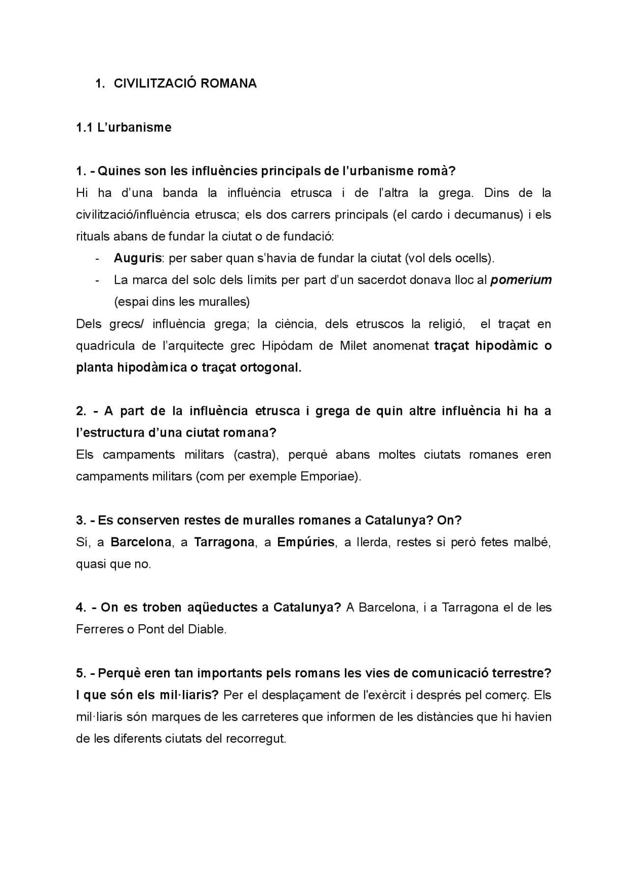 Apuntes Latín Ciudades Romanas Apuntes De Latín Docsity