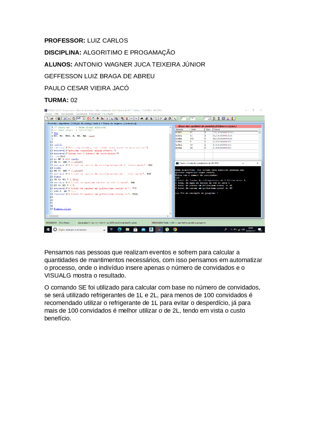 Exercícios Algoritmo E Programação Exercícios Programação Em C Docsity