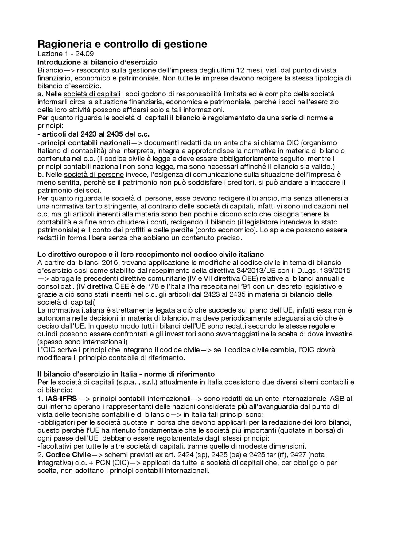 Appunti Di Ragioneria 2 Prof Massimo Cane Appunti Di Ragioneria