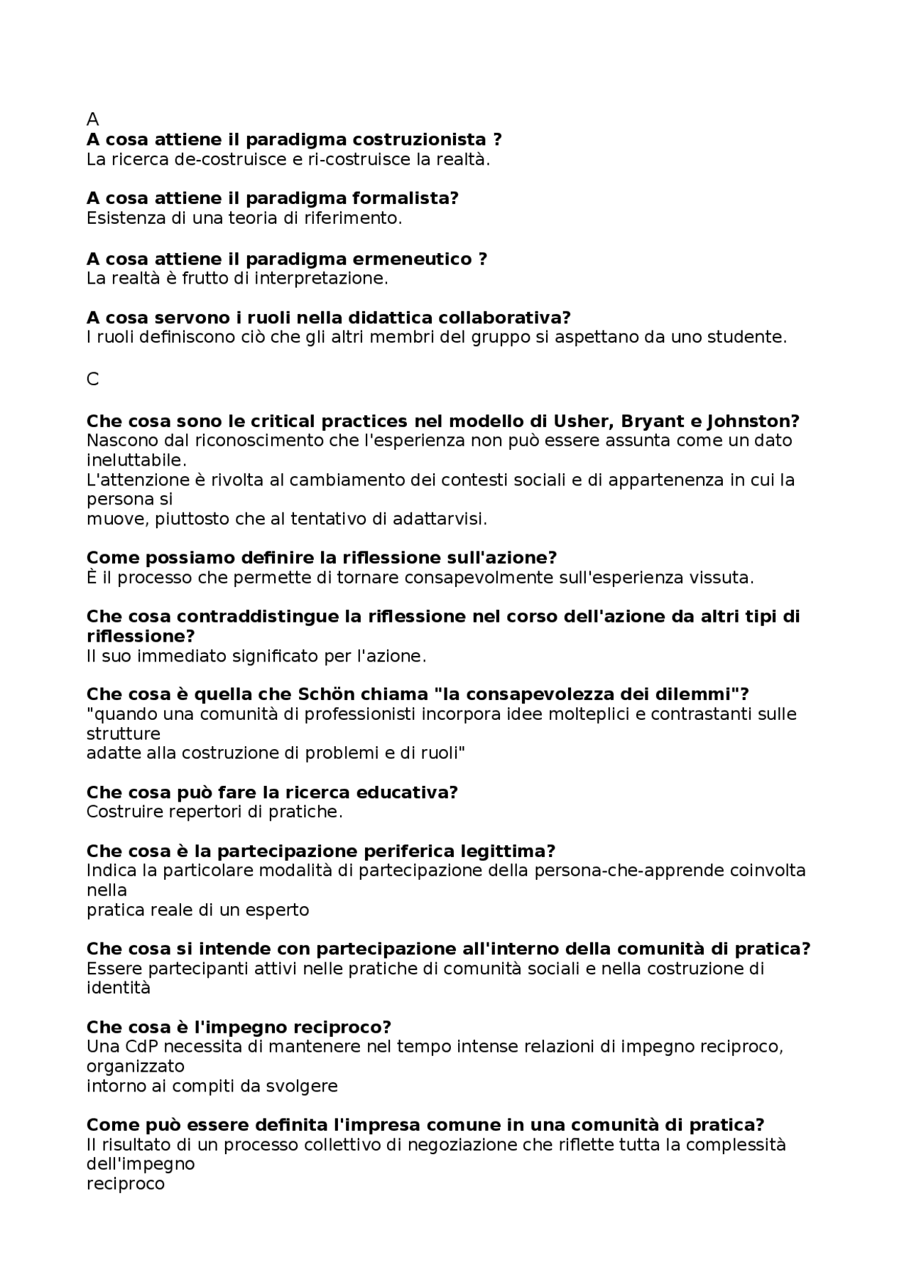 Metodologie Didattiche Panieri De Droit Public Docsity