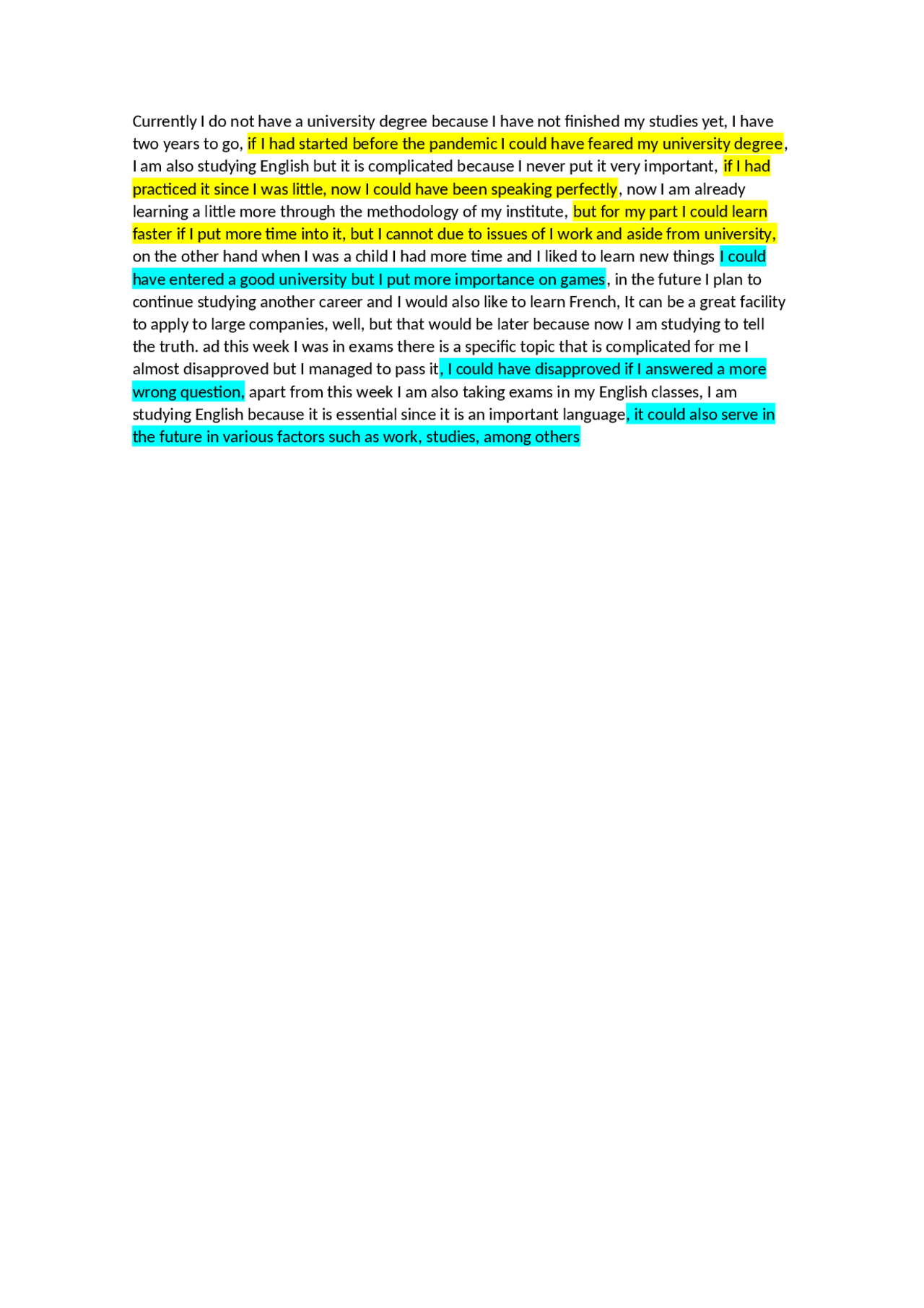 Writing Ingles De Básico Resúmenes De Inglés Docsity