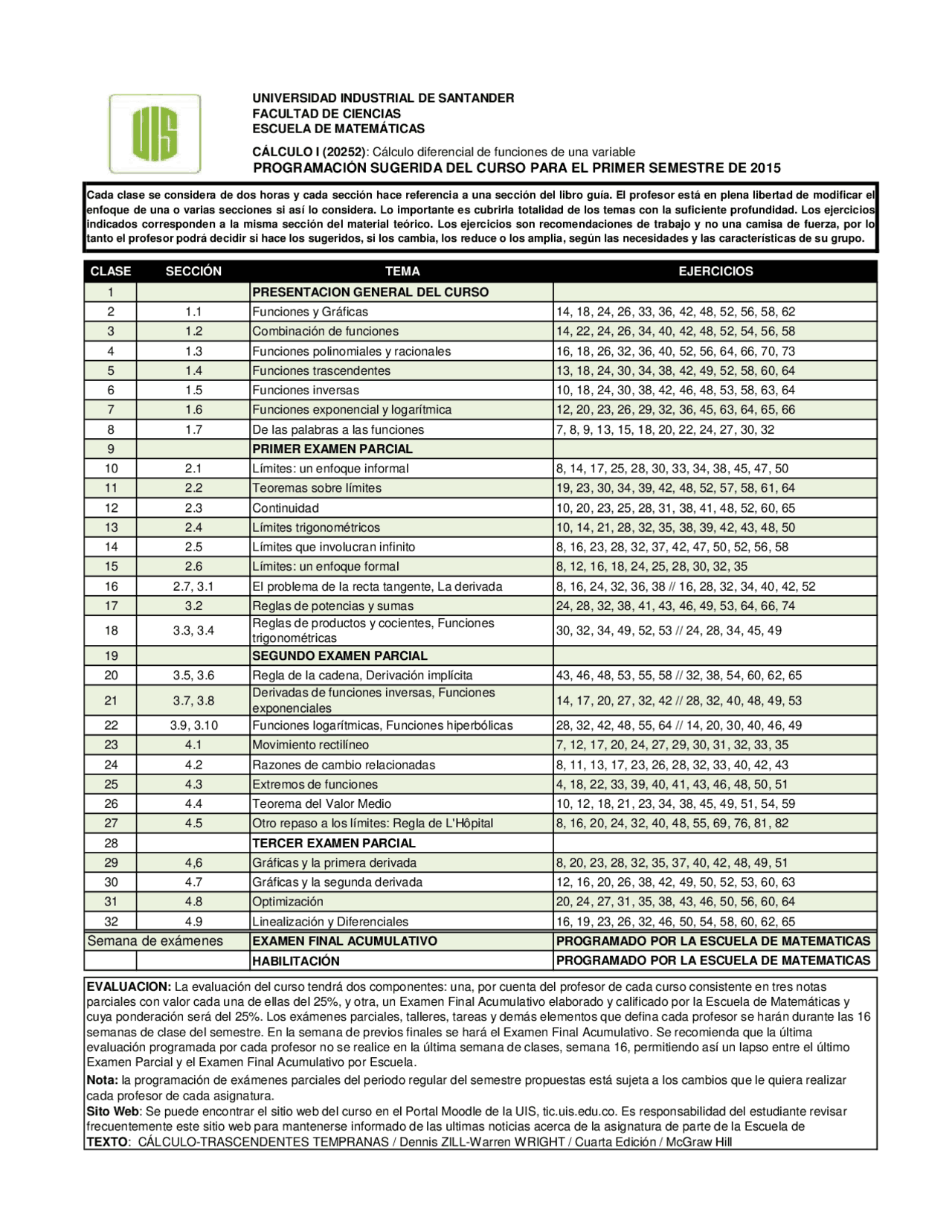Solucionario De Calculo Exercises Calculus Docsity