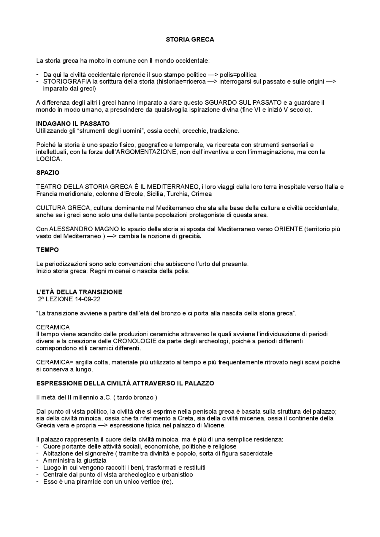 Appunti Di Storia Greca I Pdf Appunti Di Storia Docsity