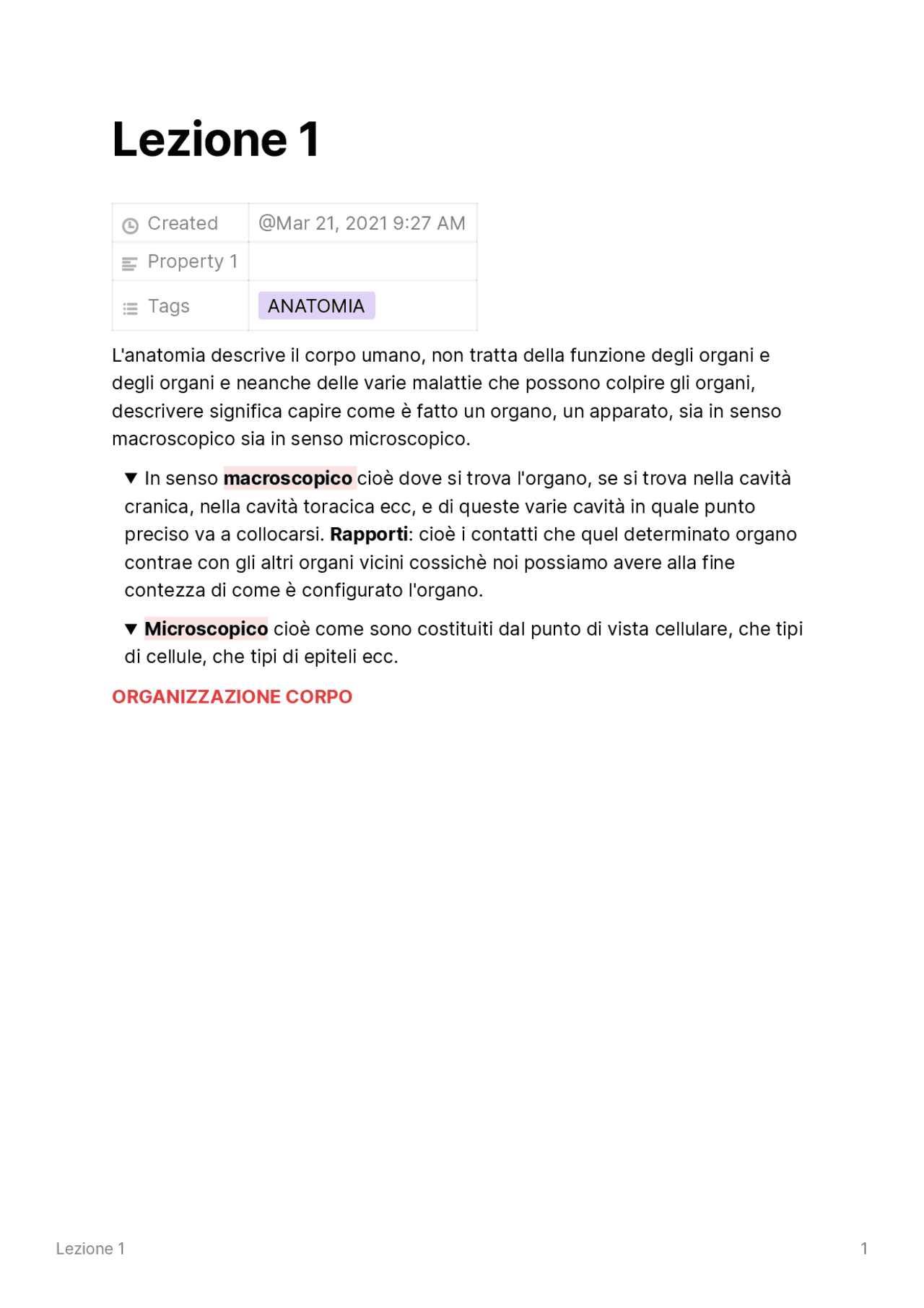 File Anatomia Umana Sbobinature Di Anatomia Docsity