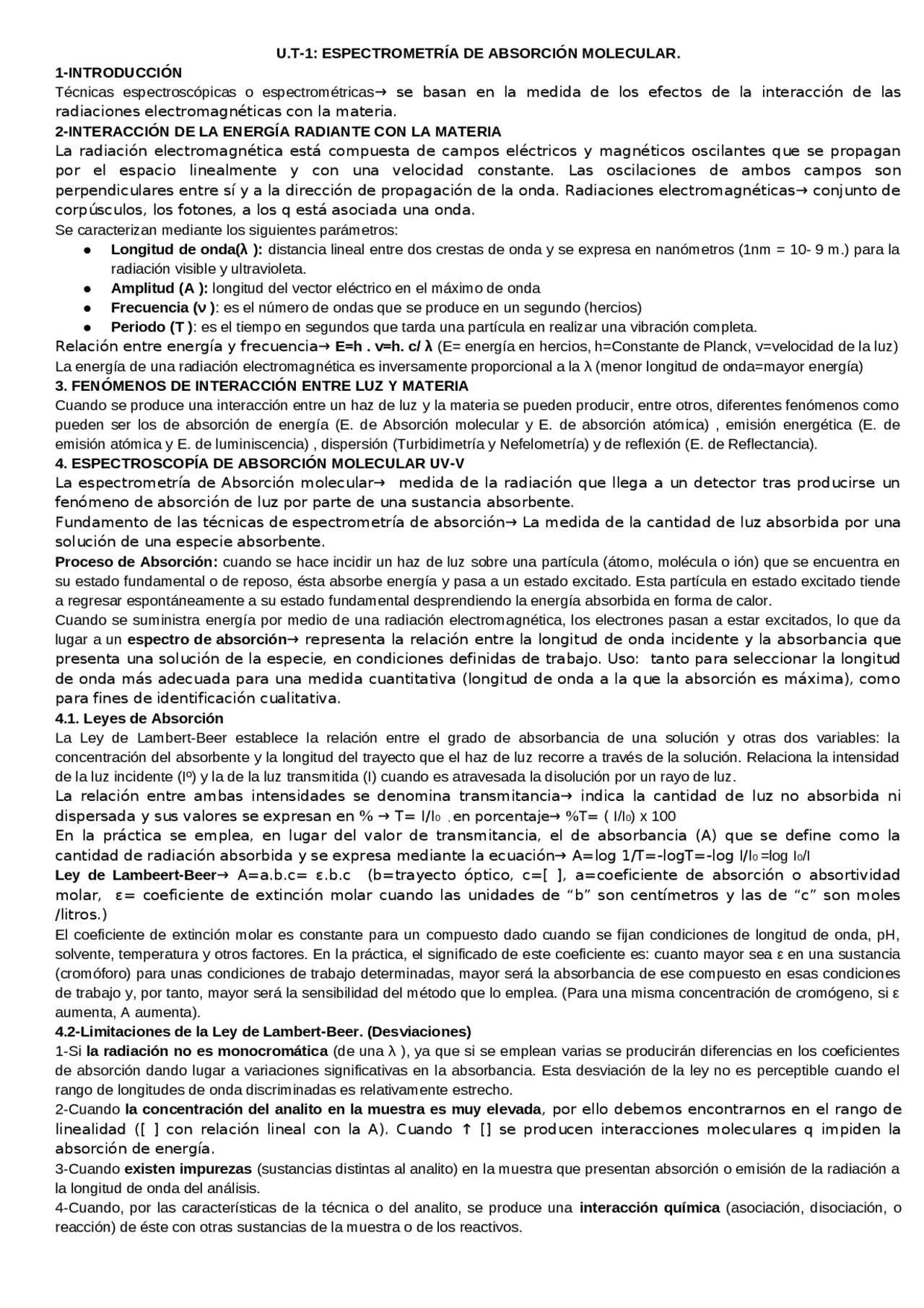 Primeros 5 Temas De Análisis Experimental Apuntes De Técnicas