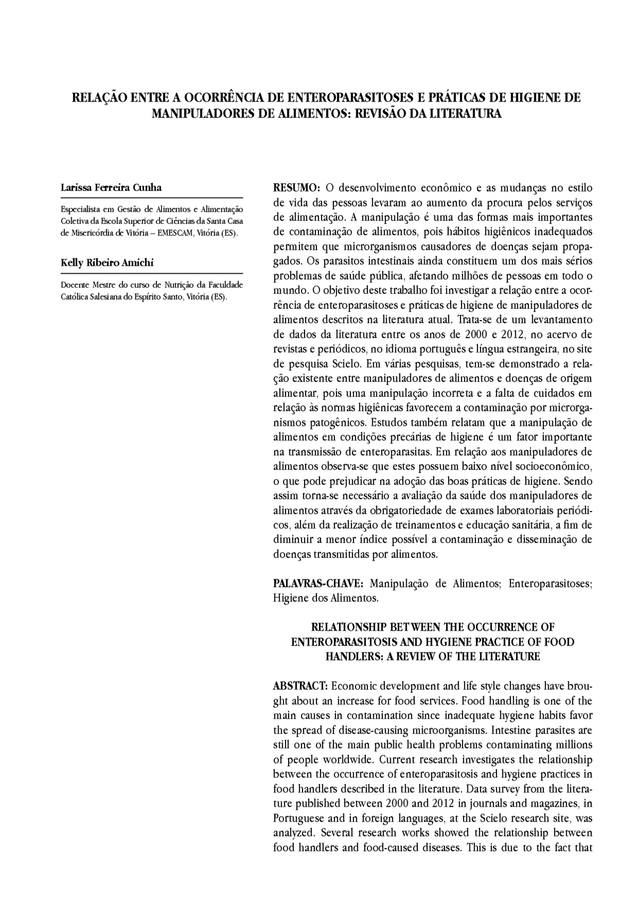 Nutrição Educação Nutricional Resumos Nutrição Docsity
