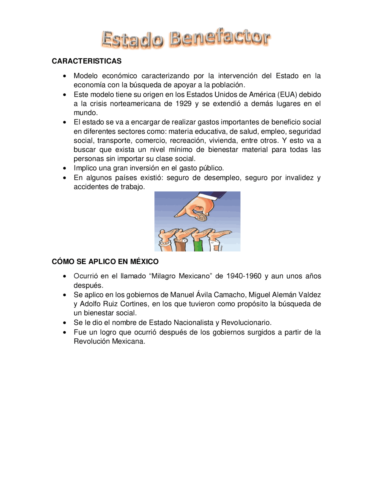 Estado Benefactor 2021 | Esquemas y mapas conceptuales de Historia ...