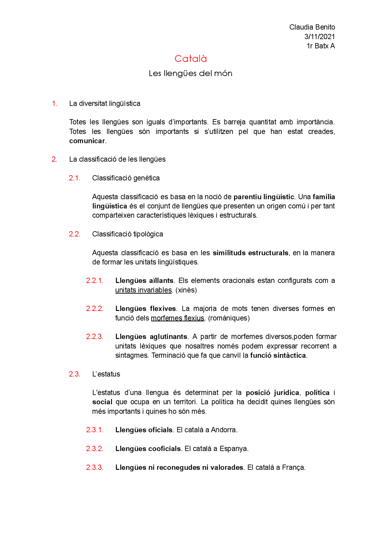 Resum Tema 1 2 I 3 Català 2n Batx Resúmenes De Catalán Docsity