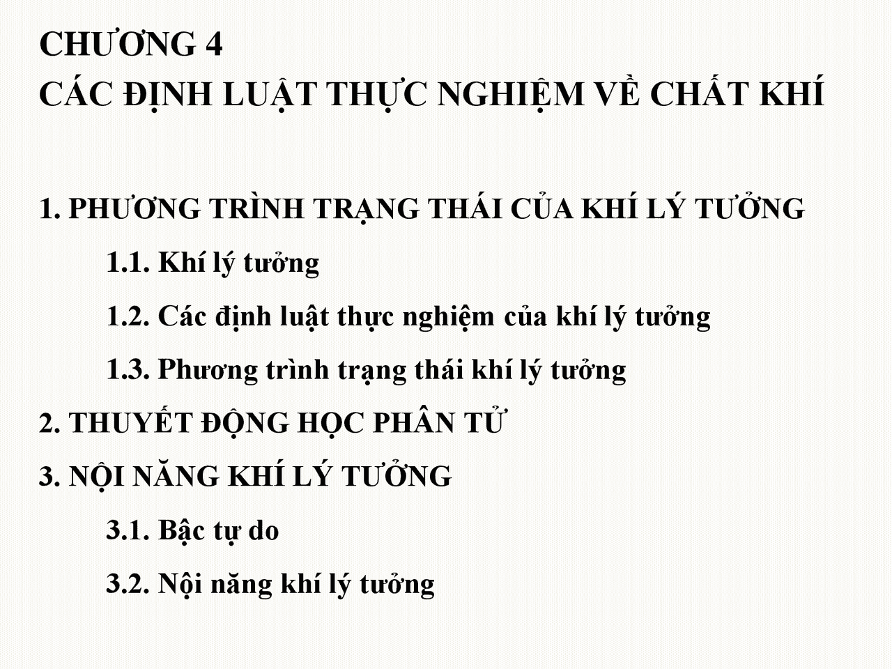 Chương 4 Các định Luật Thực Nghiệm Về Chất Khí Schemes And Mind Maps