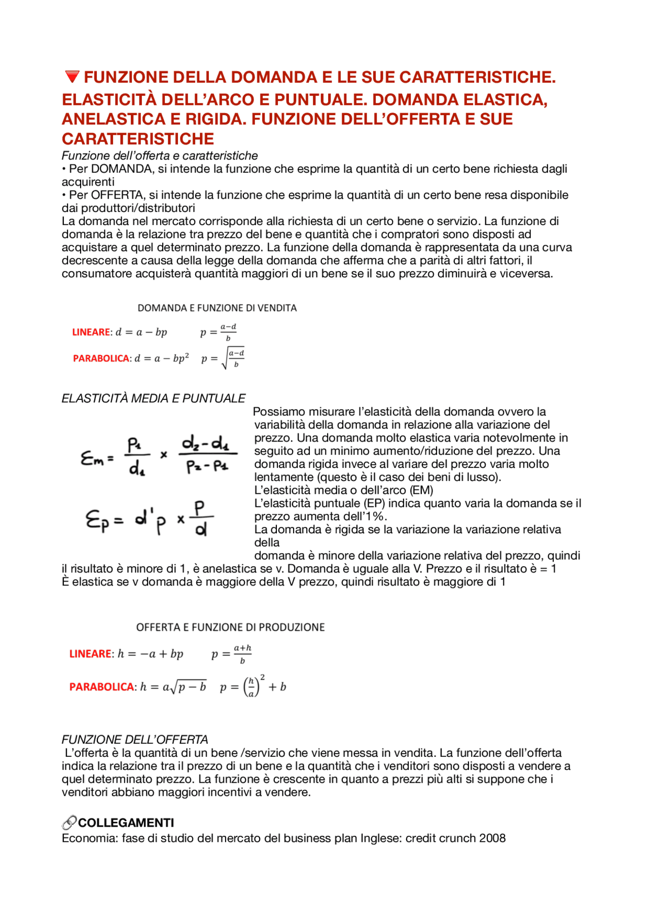 Matematica finanziaria quinta superiore | Appunti di Matematica | Docsity