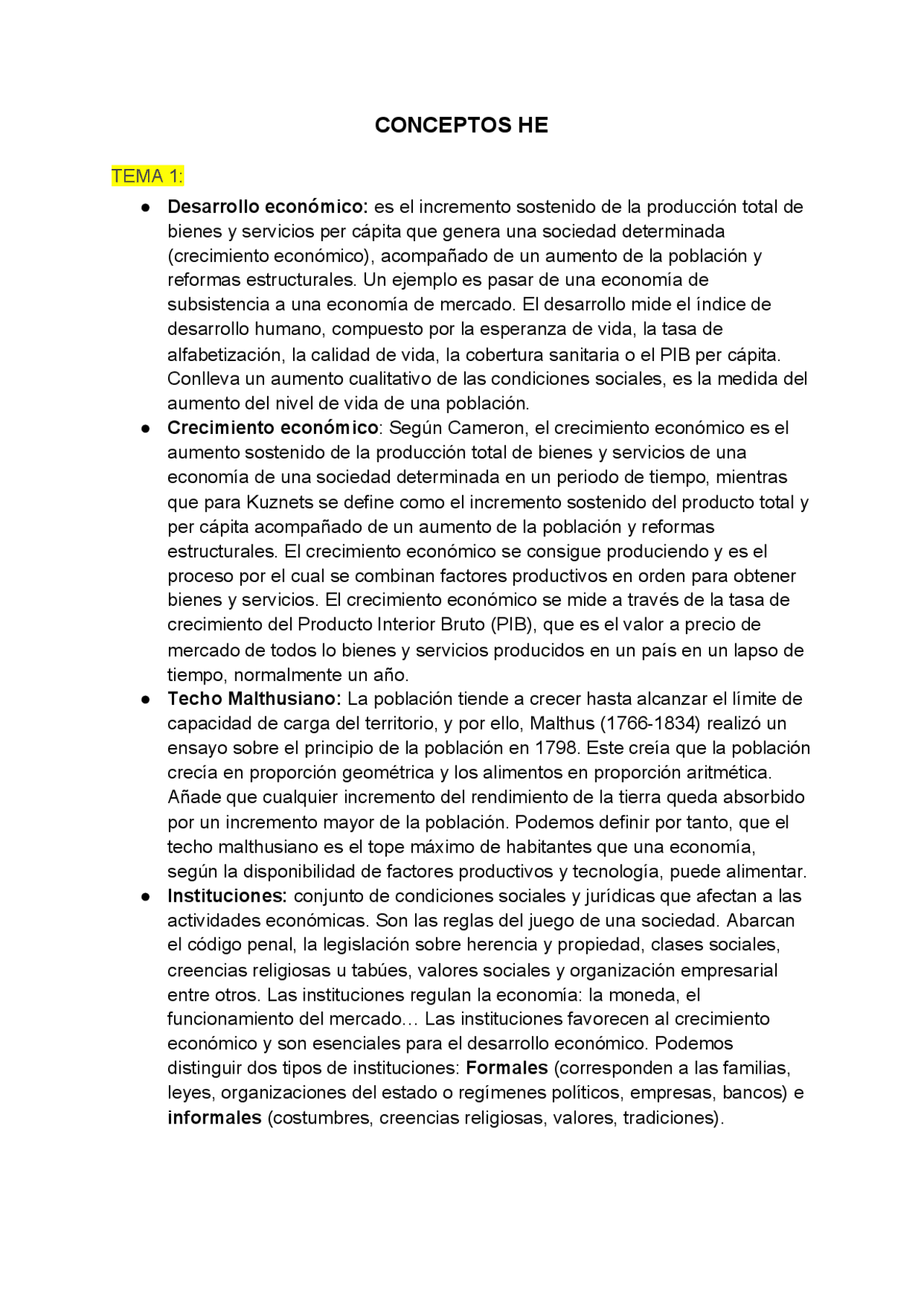 Apuntes De Los Temas 1 2 3 4 Y 5 Conceptos De Todos Los Temas
