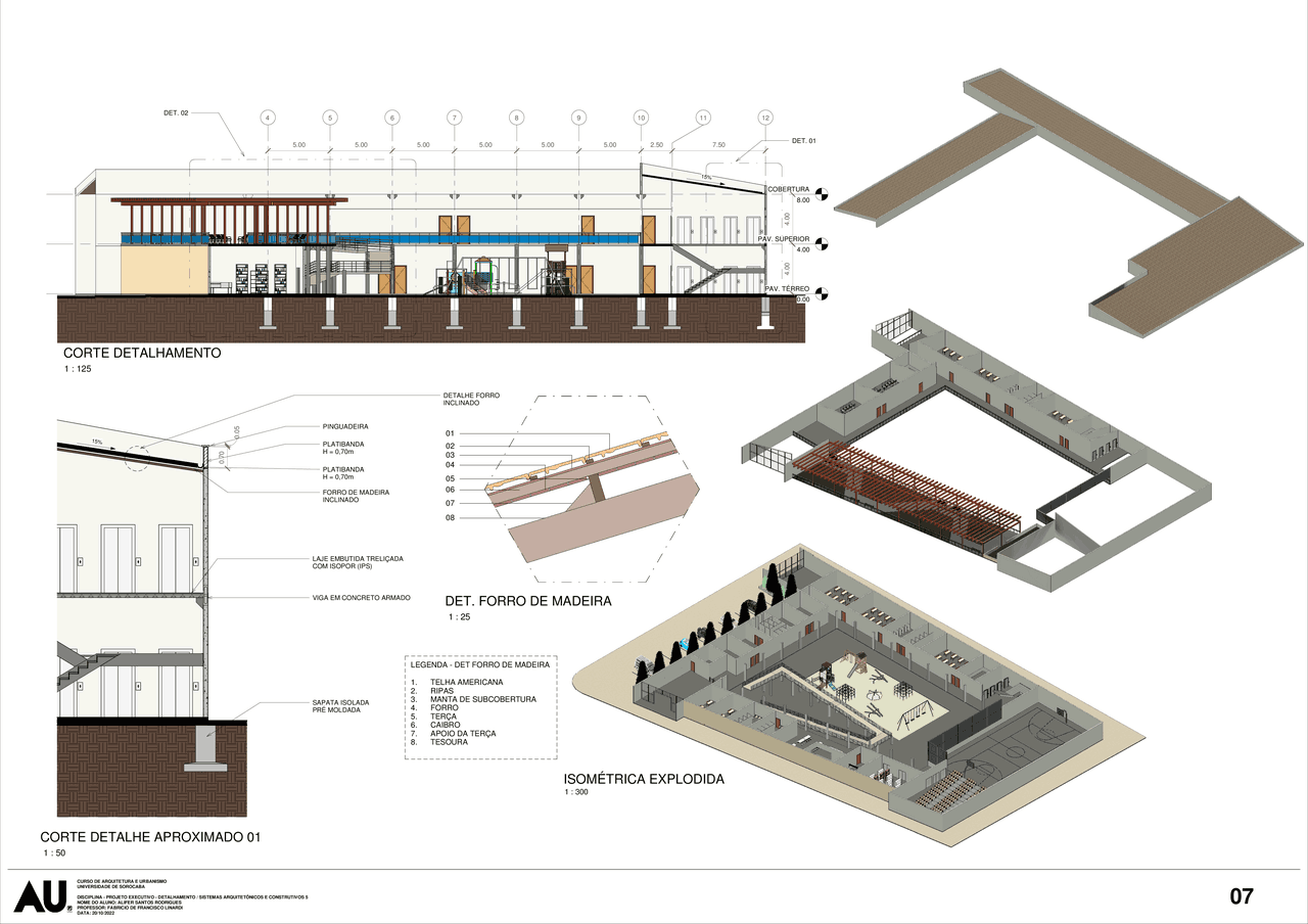 Detalhamento Executivo Trabalhos Projeto Estrutural E Arquitetura