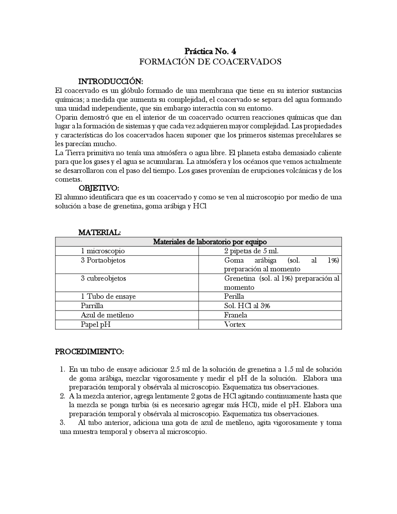 Biología Práctica Ibt Ejercicios De Biología Docsity