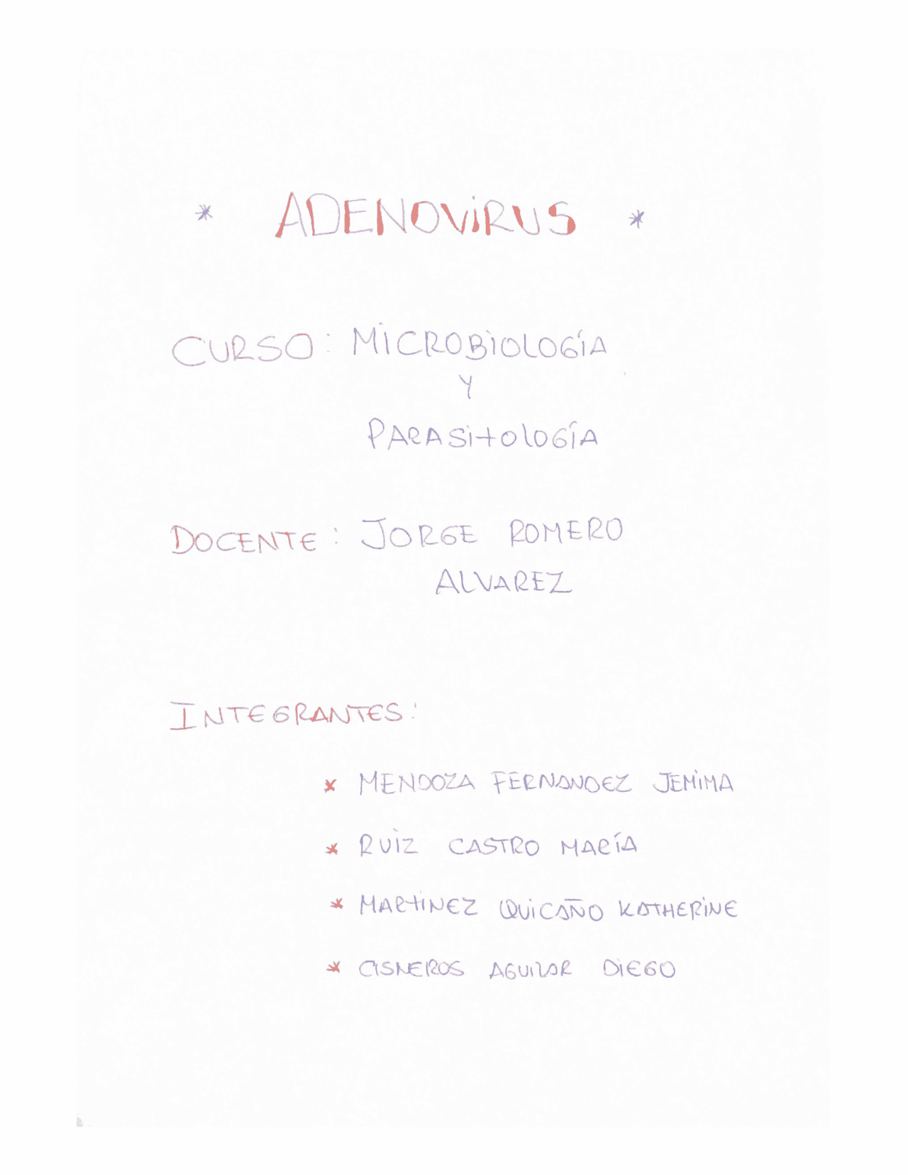 Información Sobre Adenovirus Diapositivas De Epidemiología Docsity