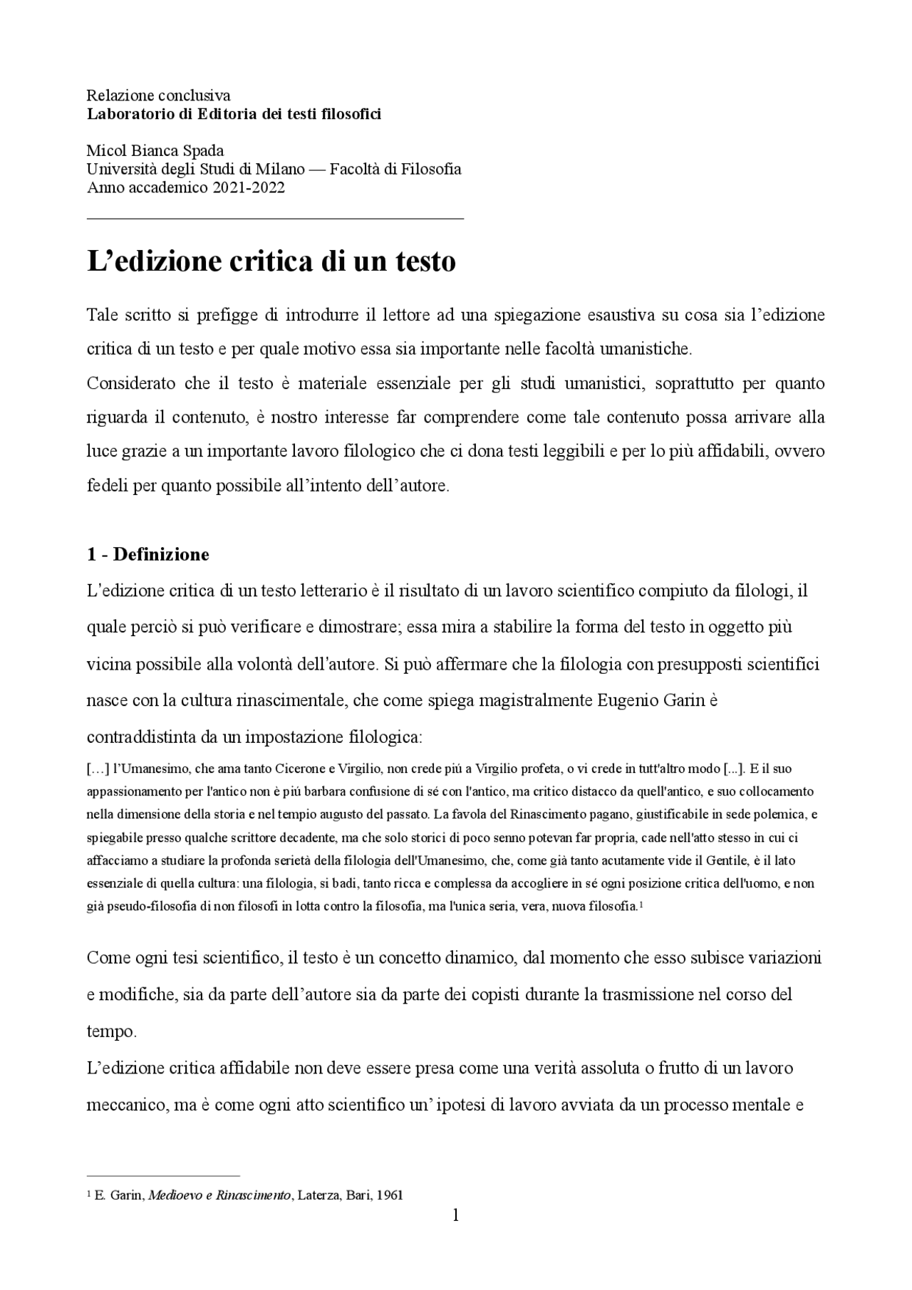 Elaborato Fine Lab Editoria Dei Testi Filosofici Guide Progetti E