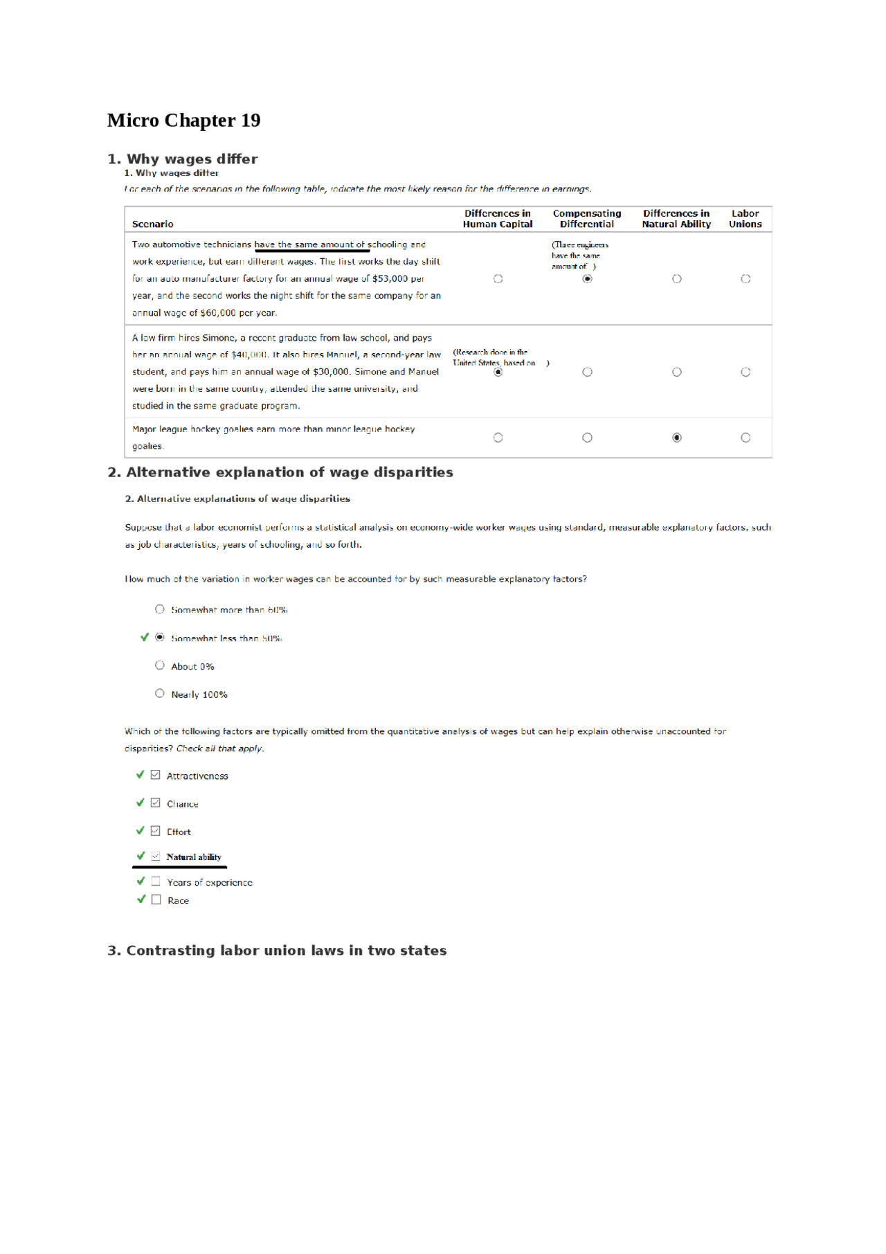 Microeconomics Chapter 19 Assignments Microeconomics Docsity