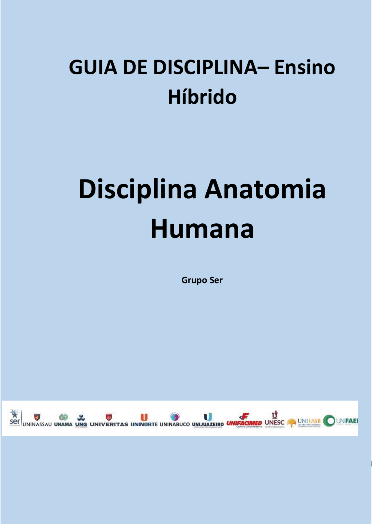 Guia De Anatomia Humana Esquemas Anatomia Docsity