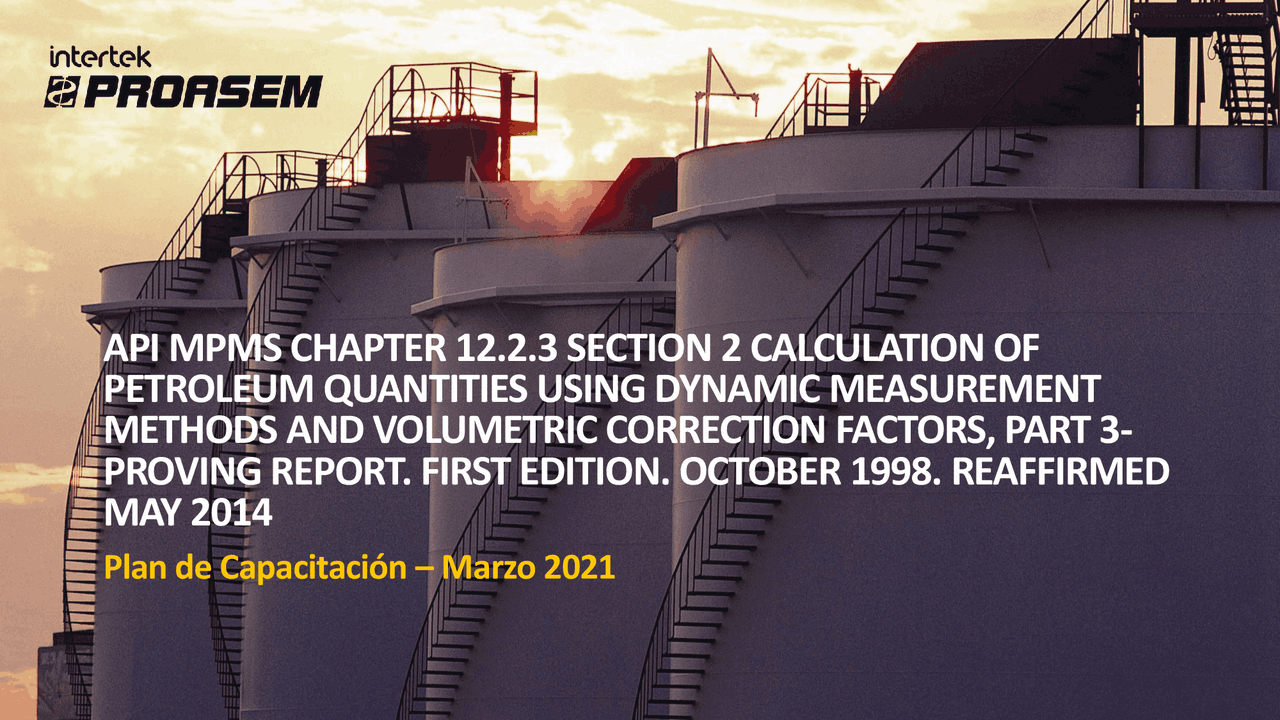 API MPMS 13.2 NORMA SEGUN API DE HIDROCARBUROS | Guías, Proyectos, Investigaciones de ...