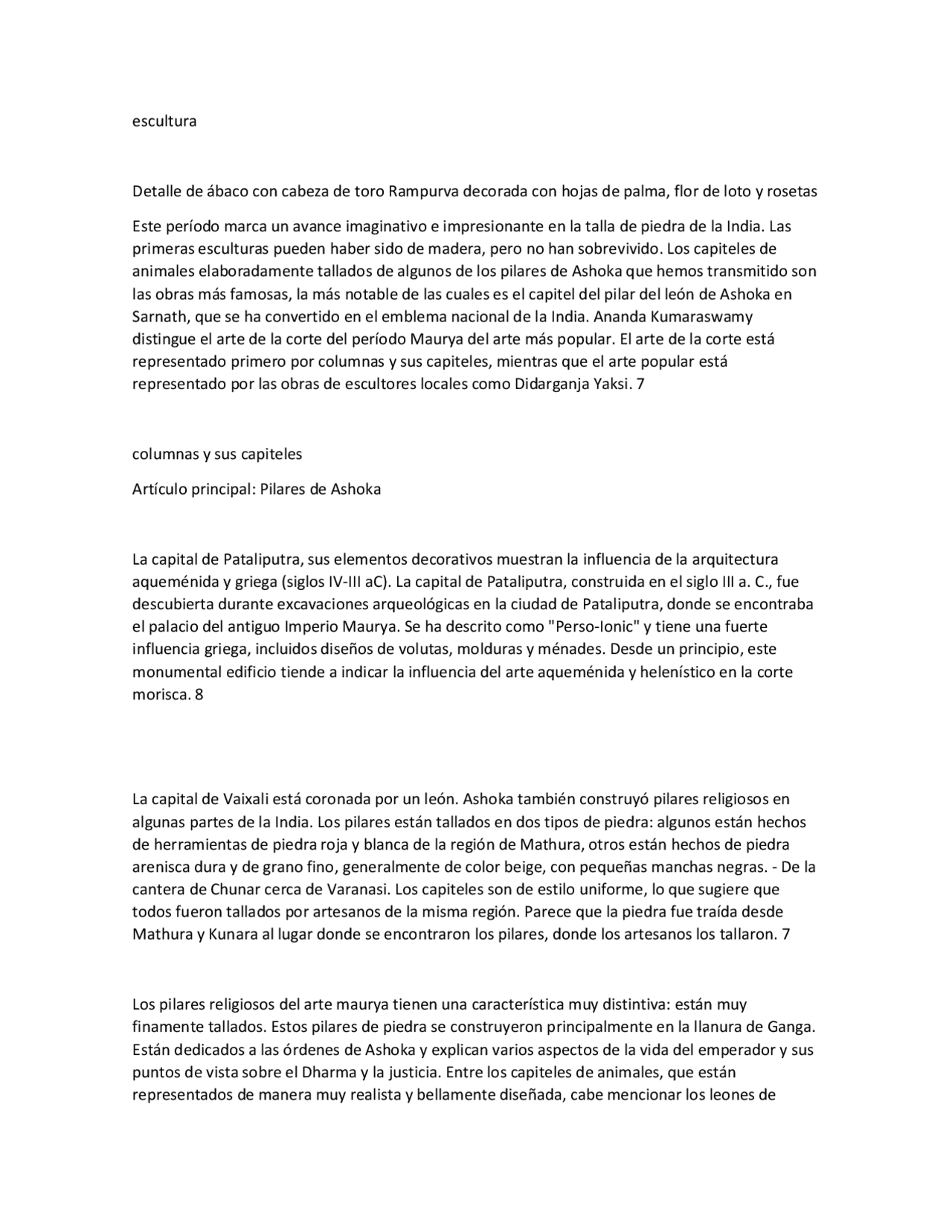 Detalle de ábaco con cabeza de toro Rampurva | Esquemas y mapas ...