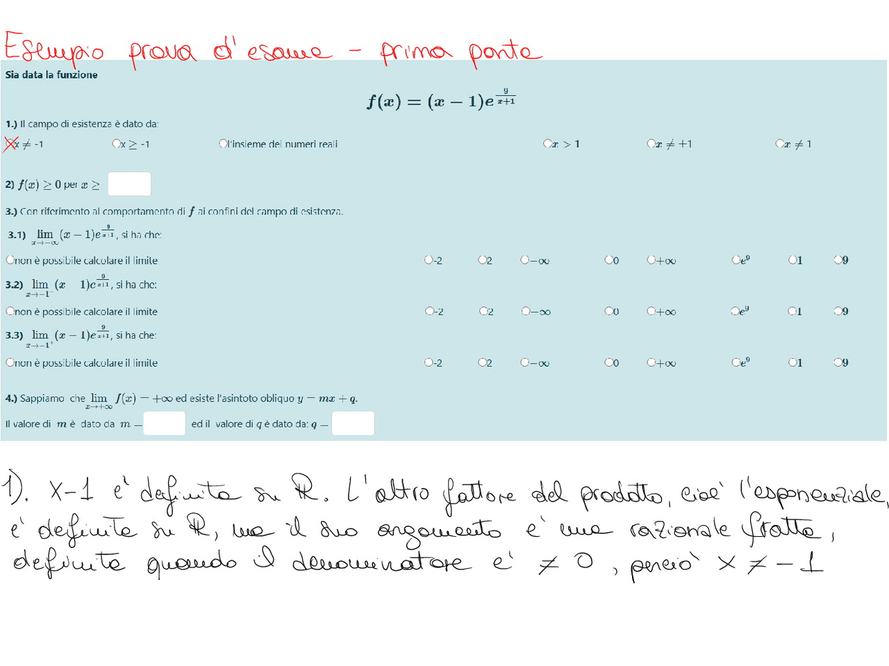 Esame Matematica Generale Schemi E Mappe Concettuali Di Economia Docsity
