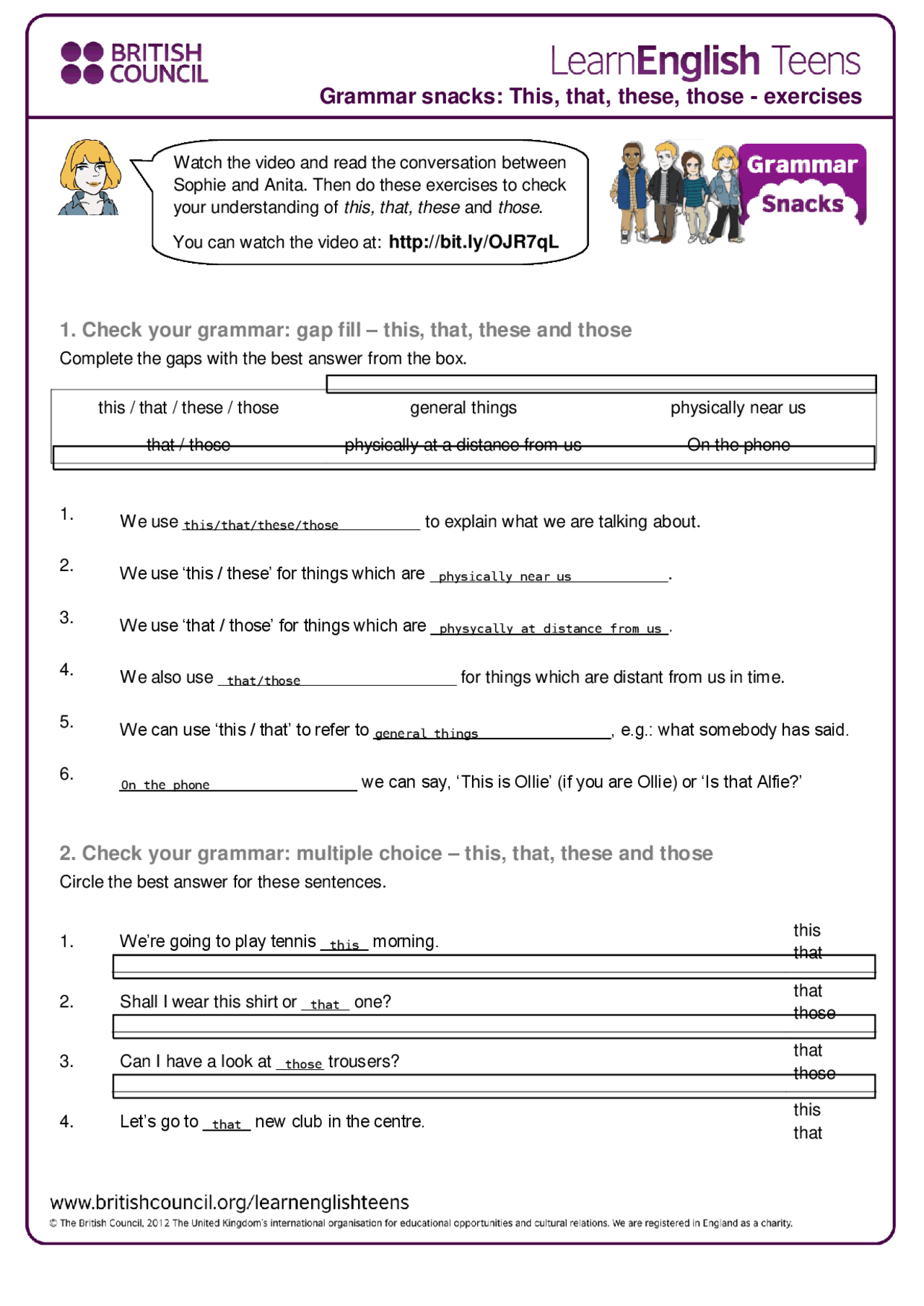 Inglés Para Practicar Apuntes De Idioma Inglés Docsity