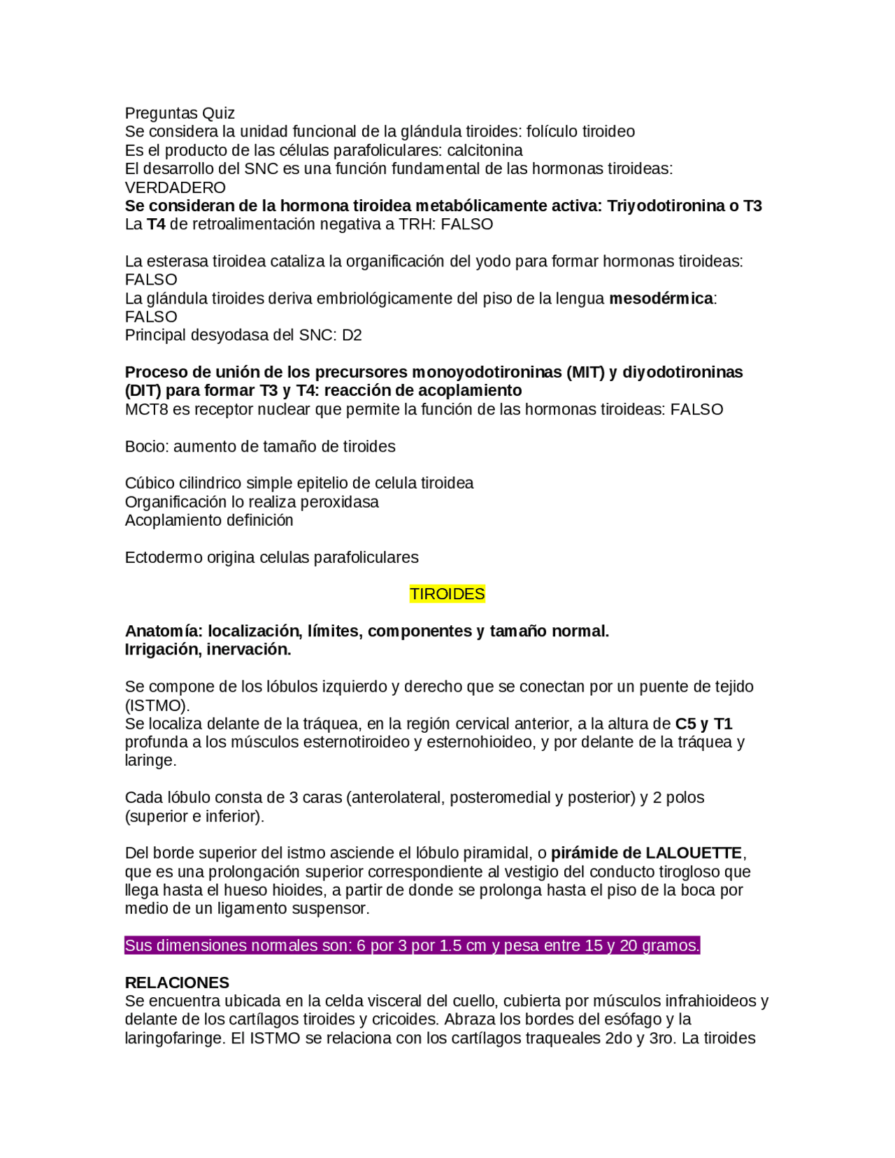 Resumen De Endocrinología Resúmenes De Endocrinología Docsity