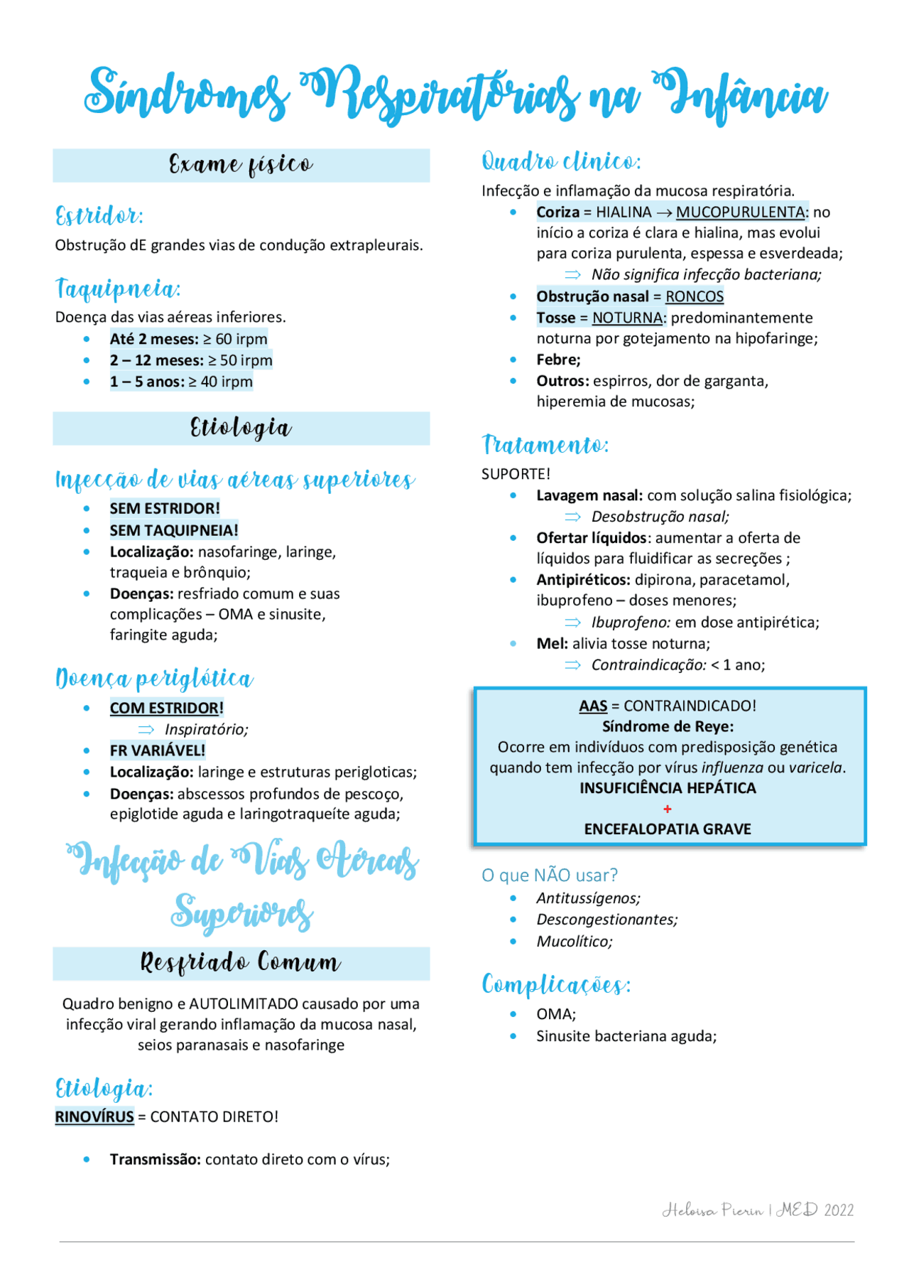 Resumos de medicina | Resumos Clínica médica | Docsity