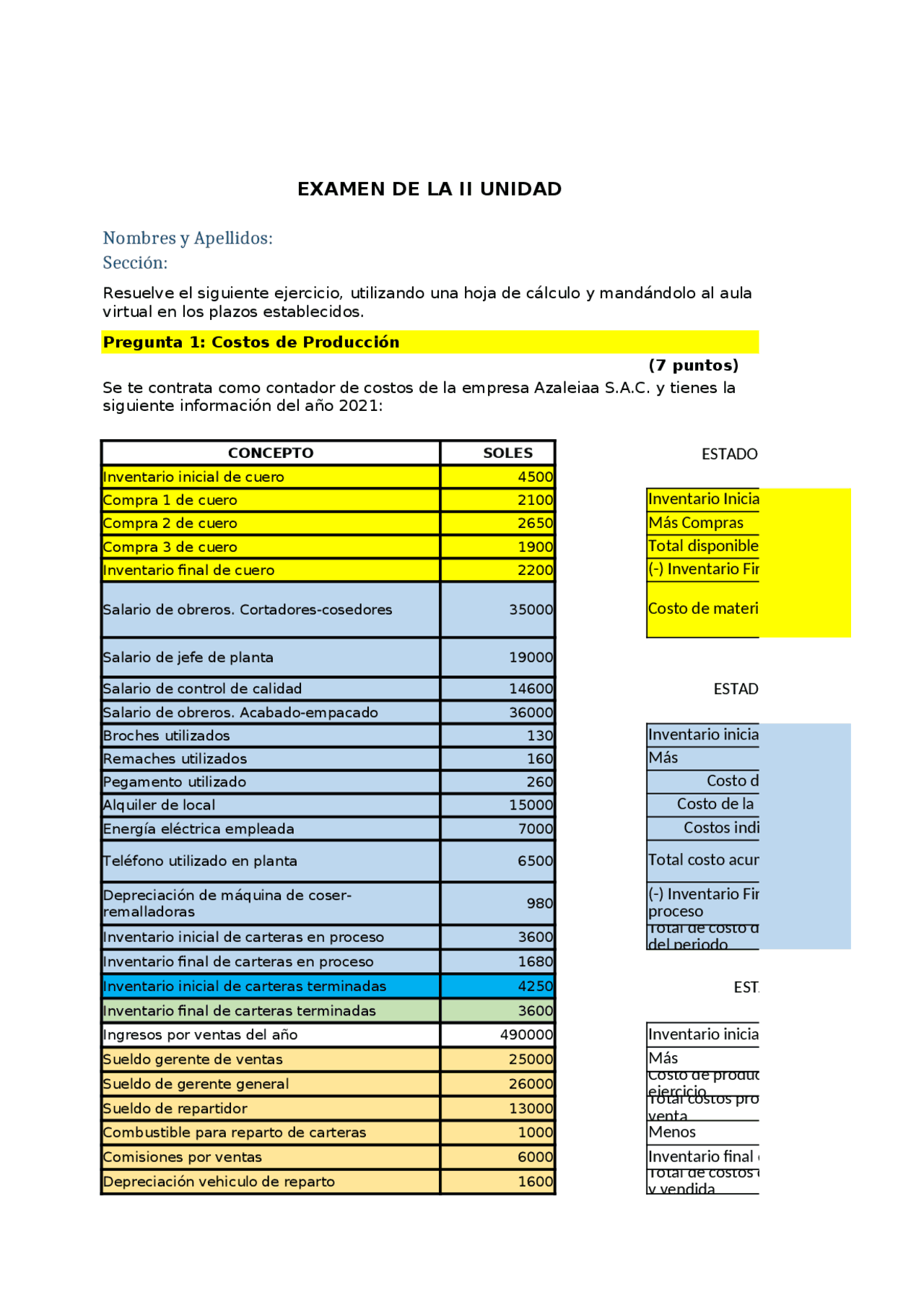 Ejercicio De Economía Ejercicios De Economía Docsity