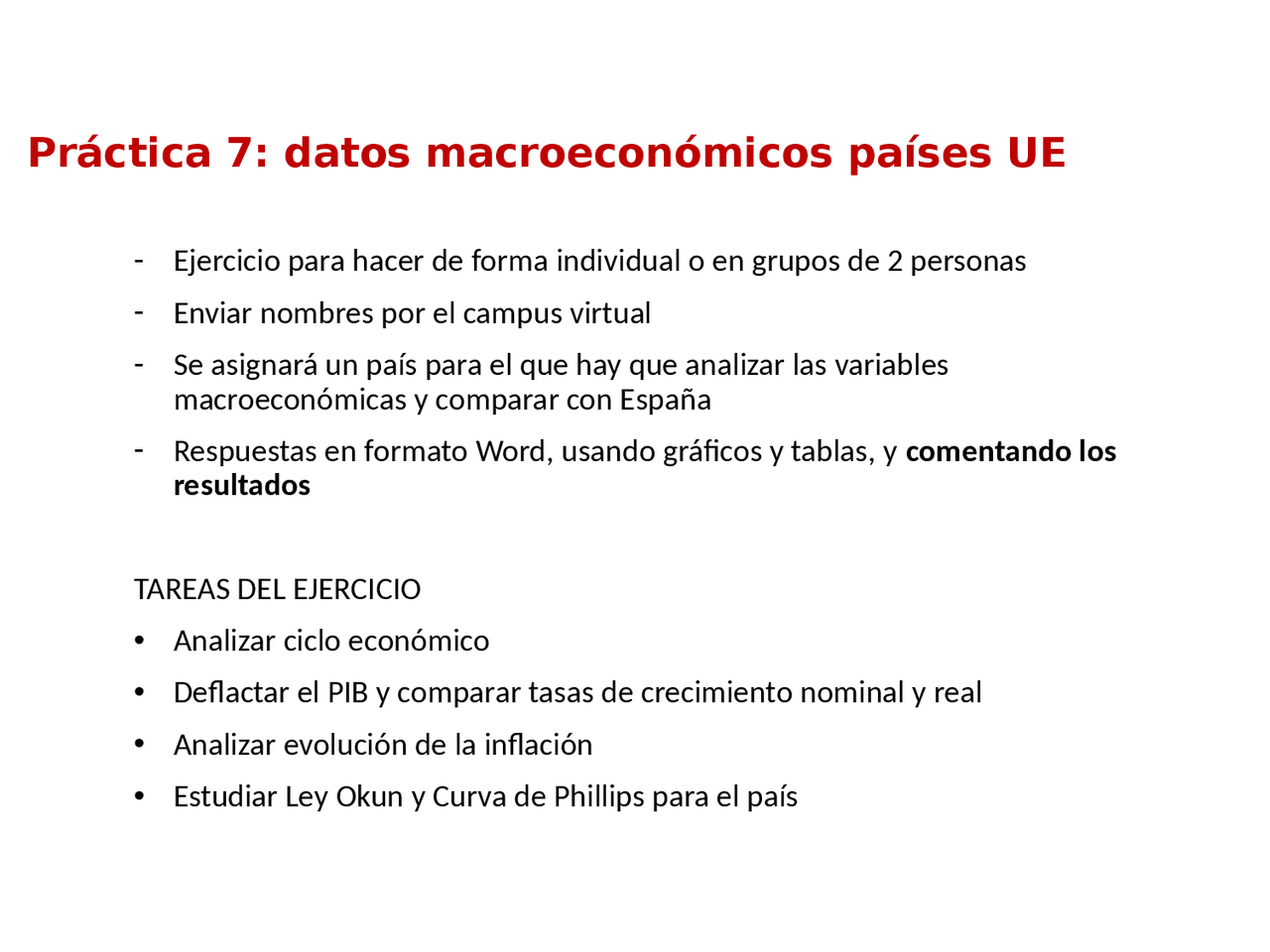 Ejercicio Tema 7 Resuelto Ejercicios De Introducción A La Economía
