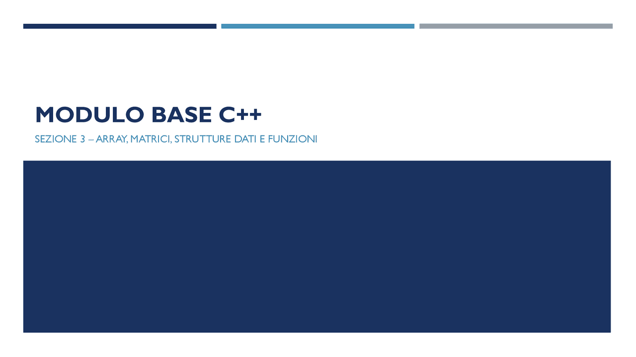 Programmazione Con Modulo Base C Schemi E Mappe Concettuali Di