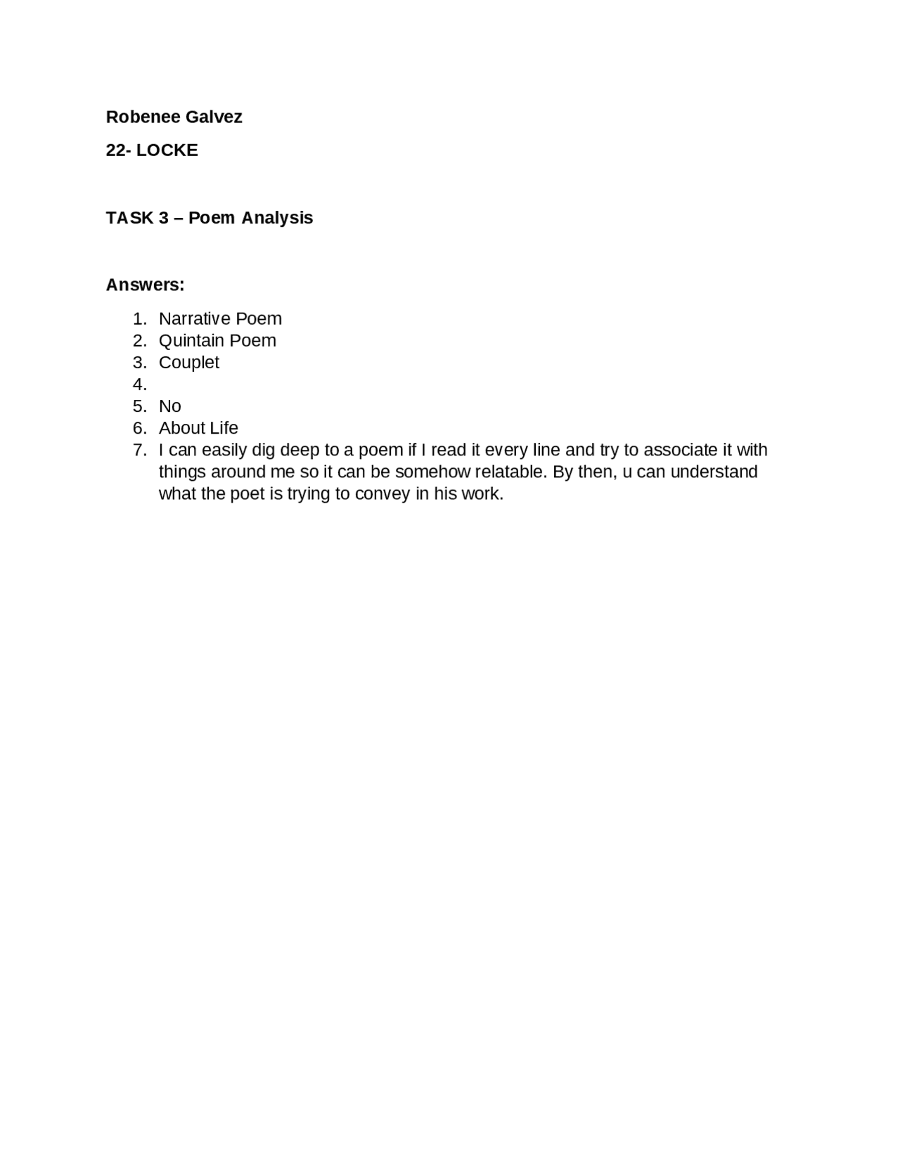 English 10 Task Number 3 | High school final essays English | Docsity