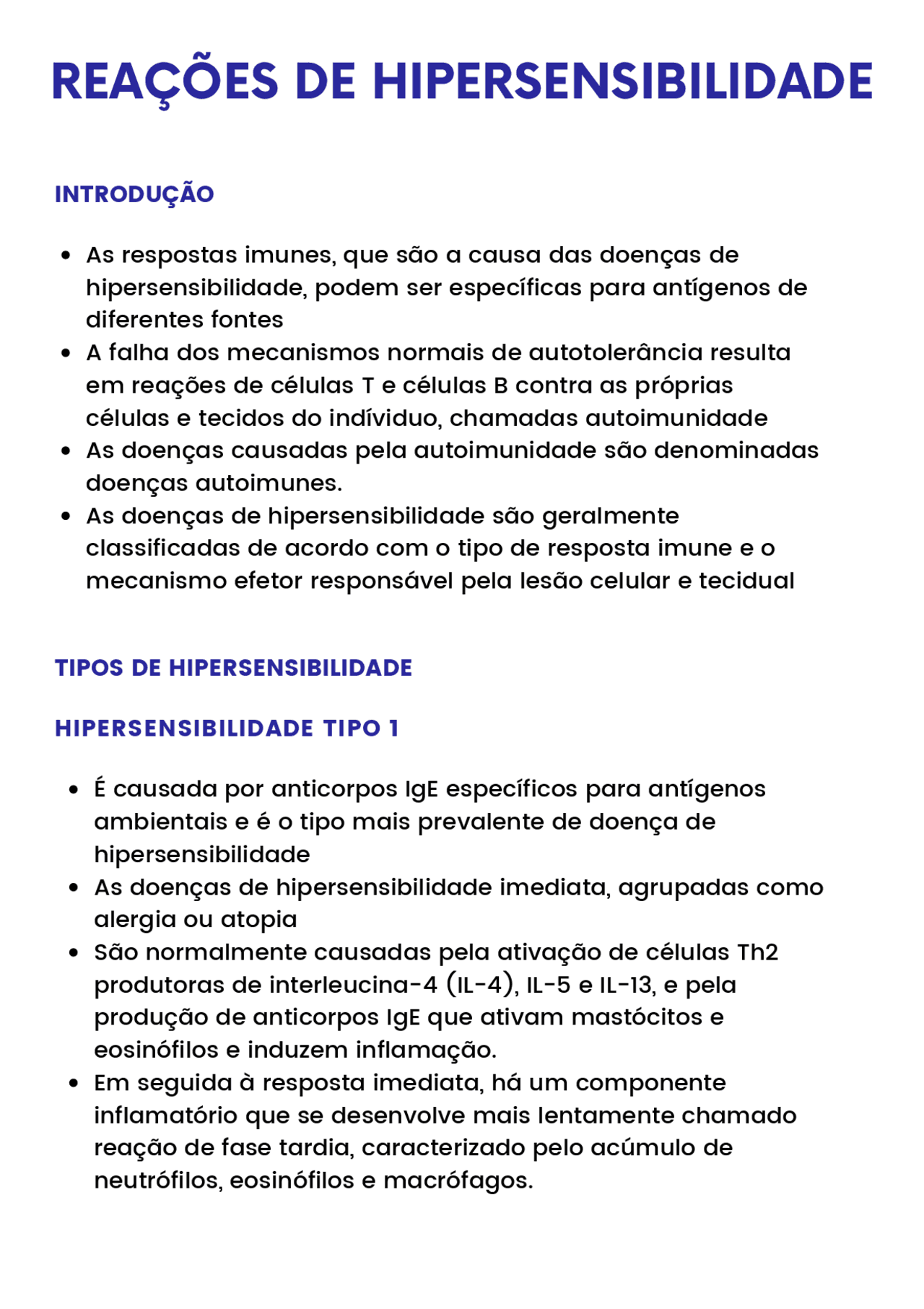 Imunidade Dos Tumores Esquemas Imunologia Docsity