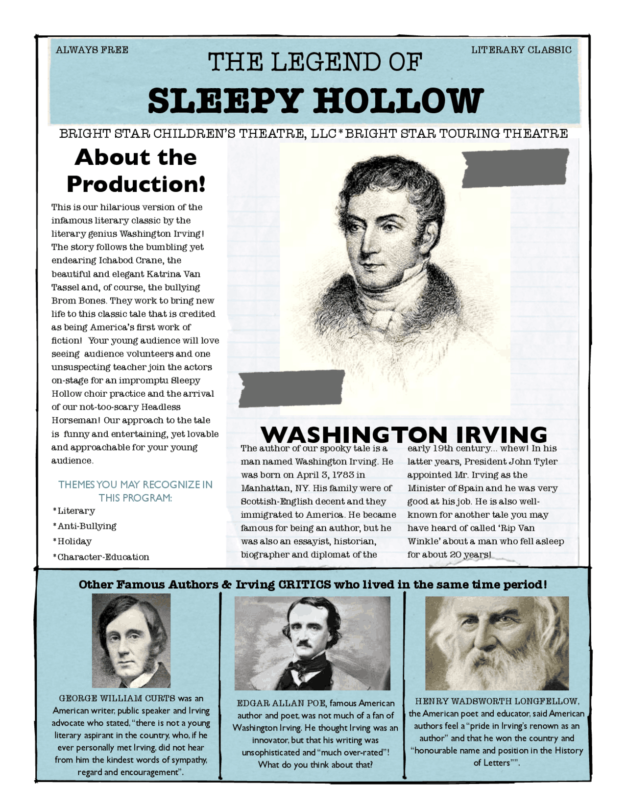 Legend of sleepy Hollow | Apuntes de Literatura inglesa | Docsity