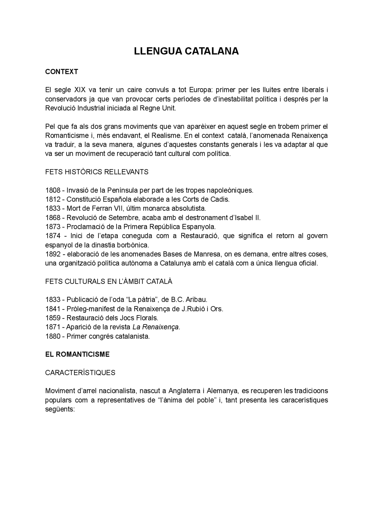 Literatura Universal Apuntes Apuntes De Literatura Universal Docsity