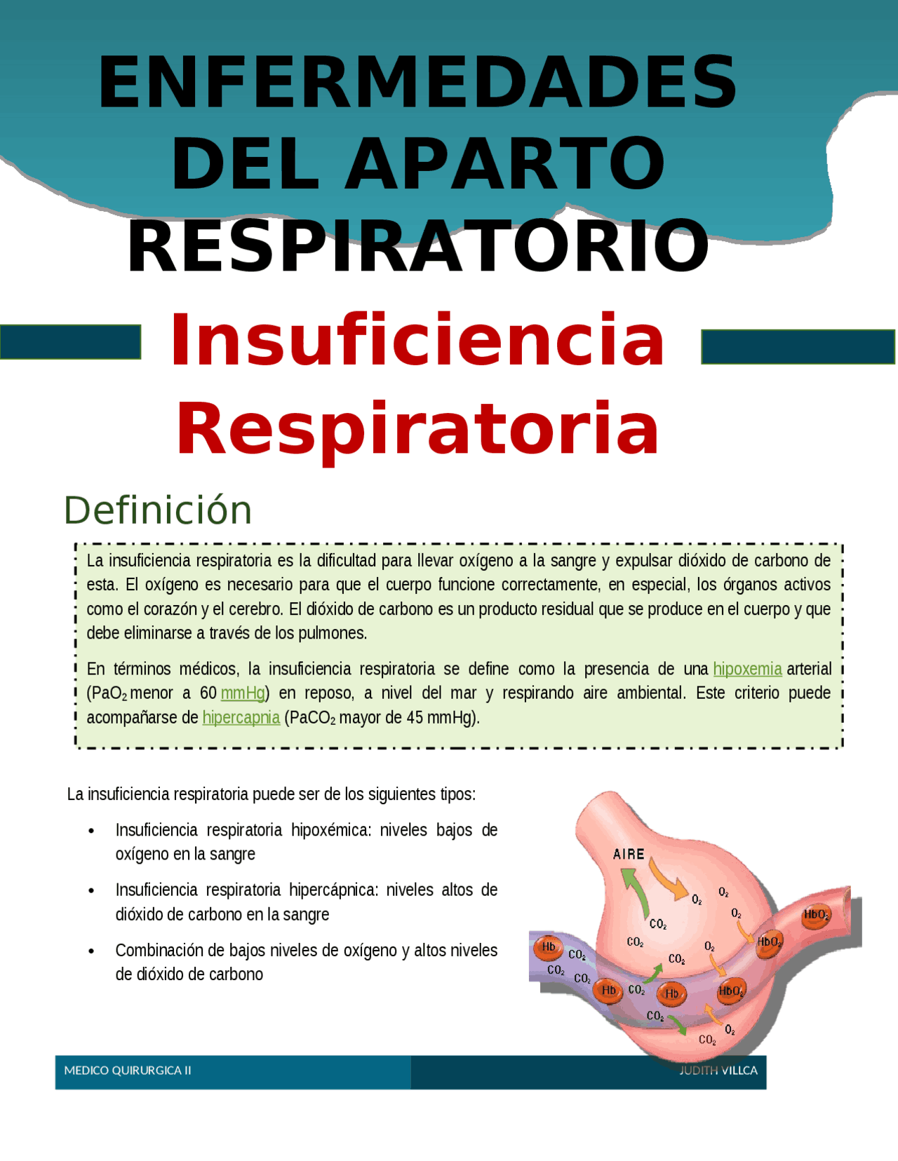Enfermedades Del Sistema Respiratorio Apuntes De Enfermería Docsity