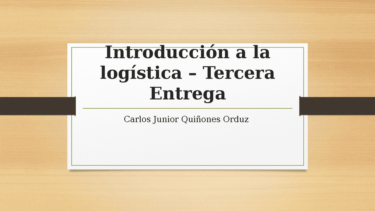 Gestión Logística Politécnico Ejercicios De Logística Docsity