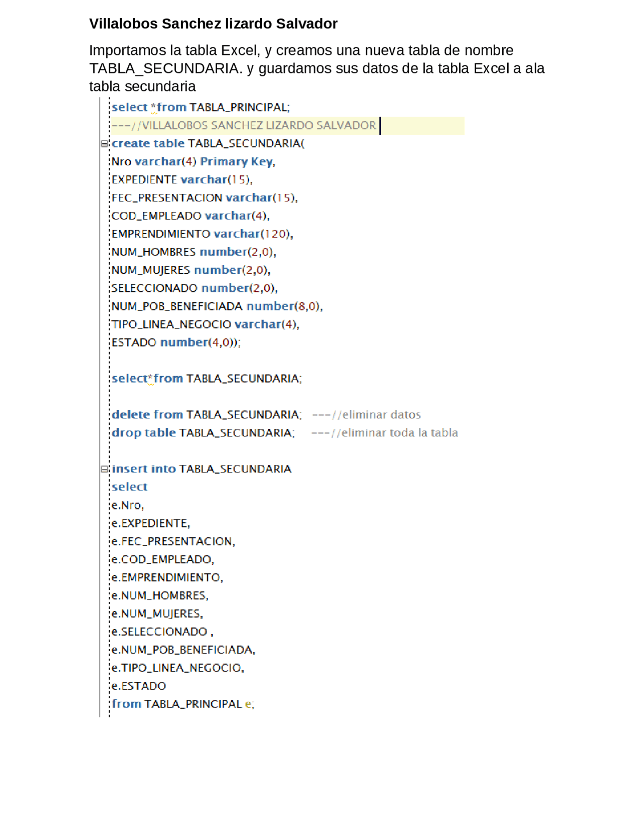 Base de datos - sql ucv 2021 | Ejercicios de Ingeniería de Sistemas ...