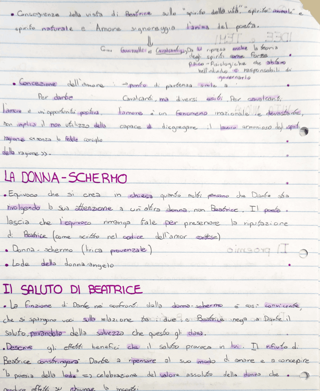 Le Idee E I Temi Di Dante Schemi E Mappe Concettuali Di Italiano