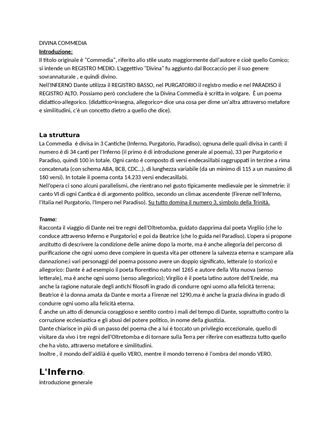 Divina Commedia Dante 1 E 5 Canto Schemi E Mappe Concettuali Di