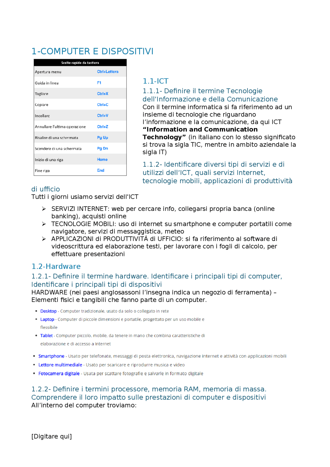è Un Documento File Word Sintesi Del Corso Di Informatica Legale