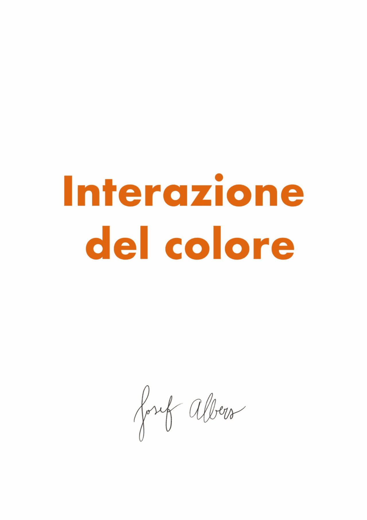 Riassunto Interazione Del Colore Schemi E Mappe Concettuali Di Storia